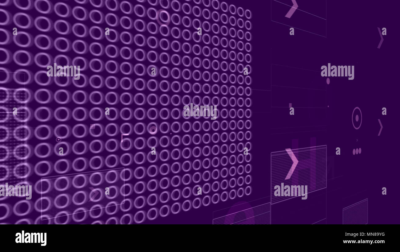 A volumetric 3d illustration of shimmering rectangular white grids with ...