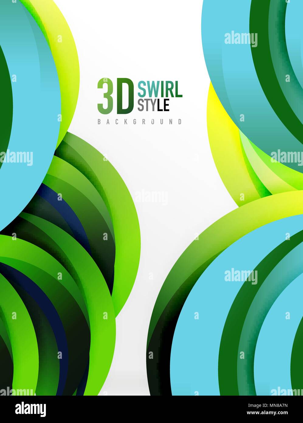 3D wave design. 3D wave lines design. Dynamic effect abstract vector ...