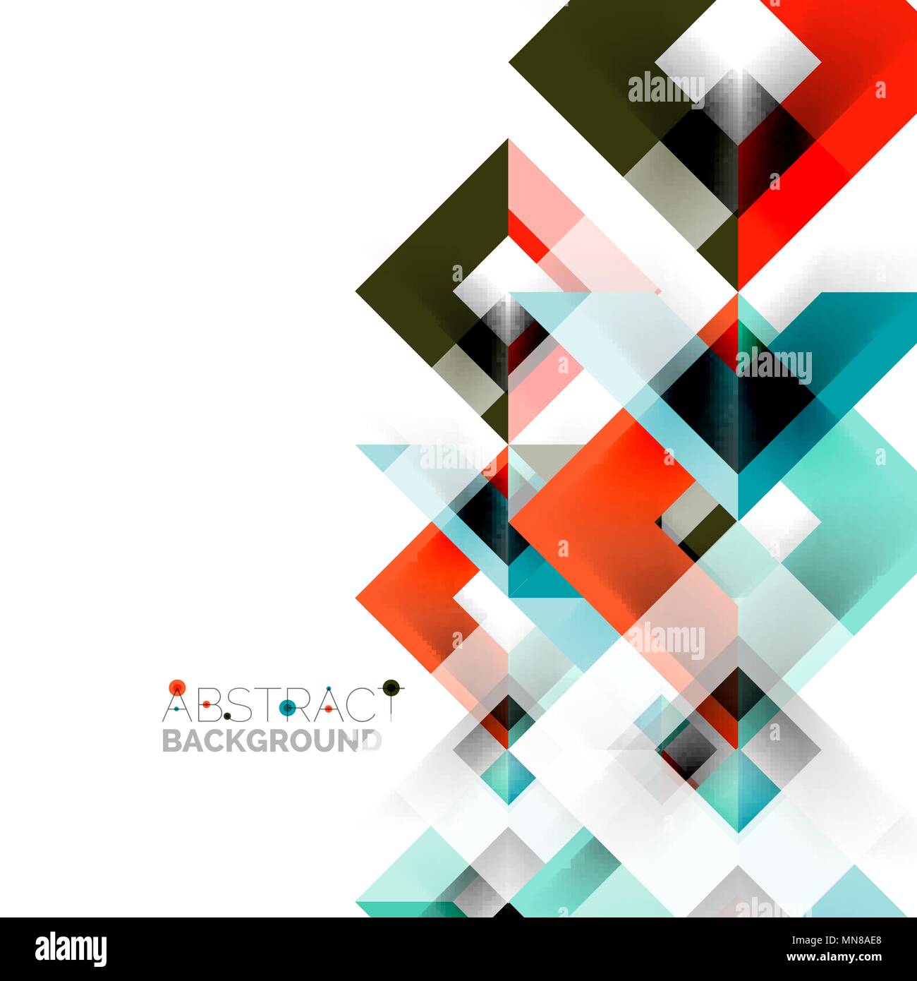 Modern square geometric pattern design on white. Modern square ...