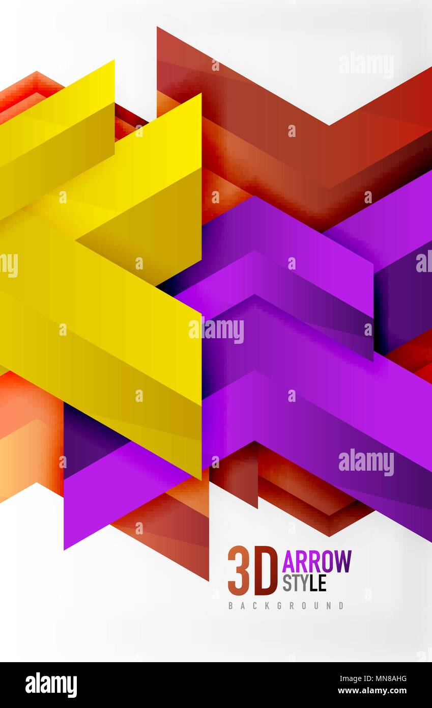 Techno arrow background. Techno arrow background, vector template ...