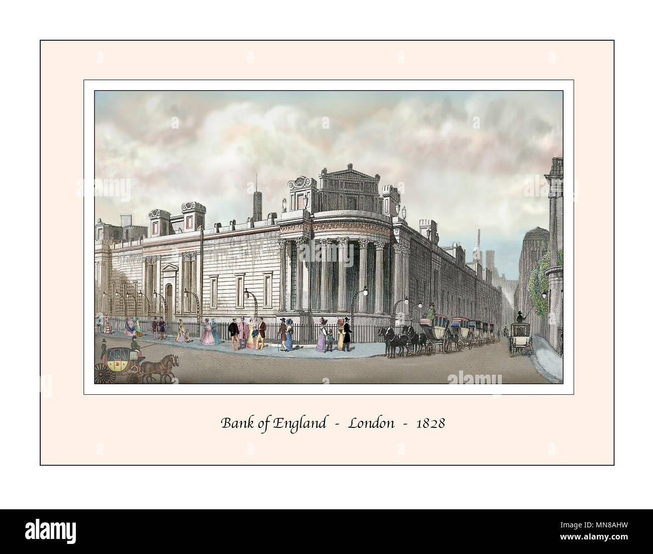 Bank of England London Original Design based on a 19th century ...