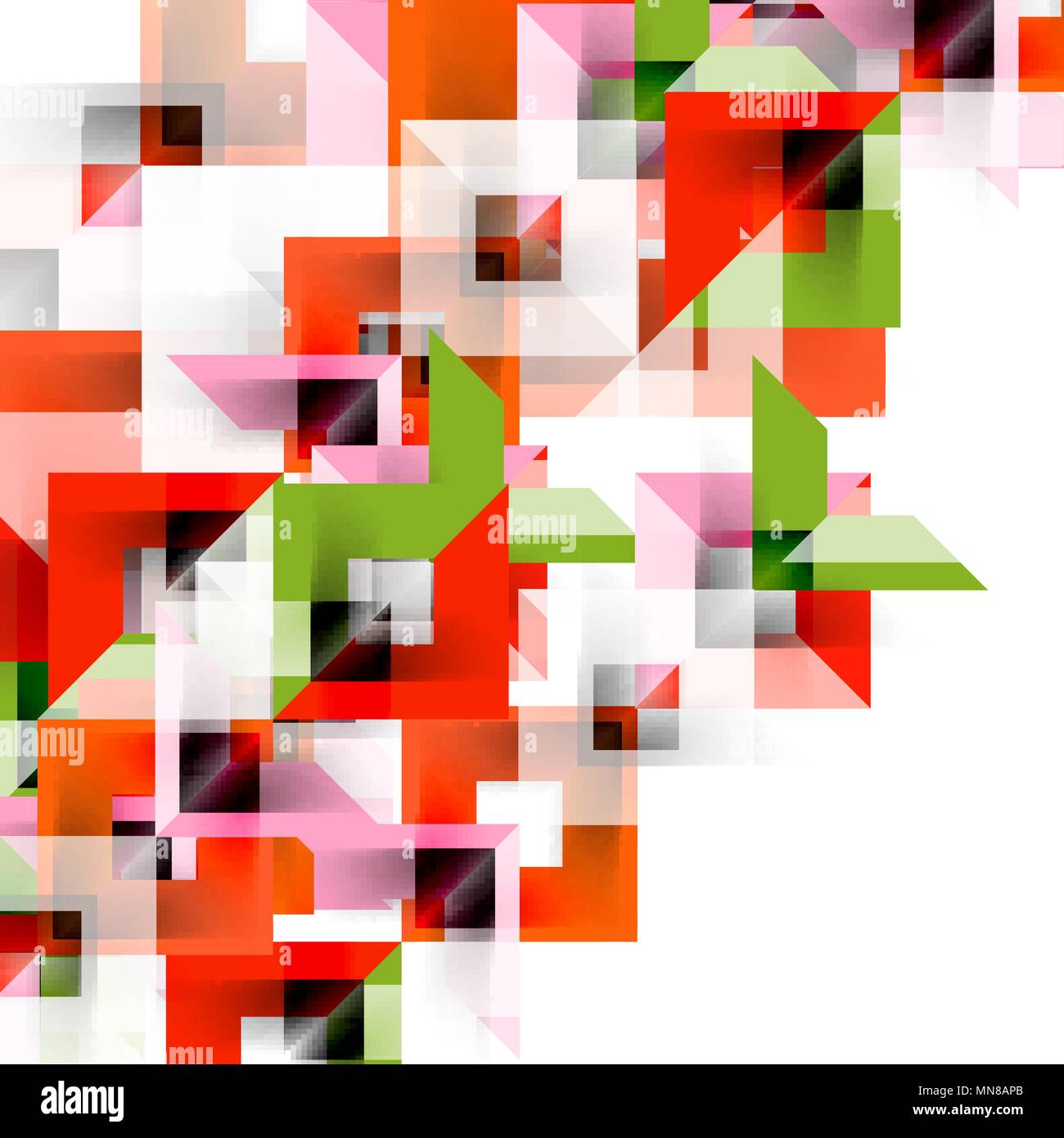 Modern square geometric pattern design on white. Modern square ...