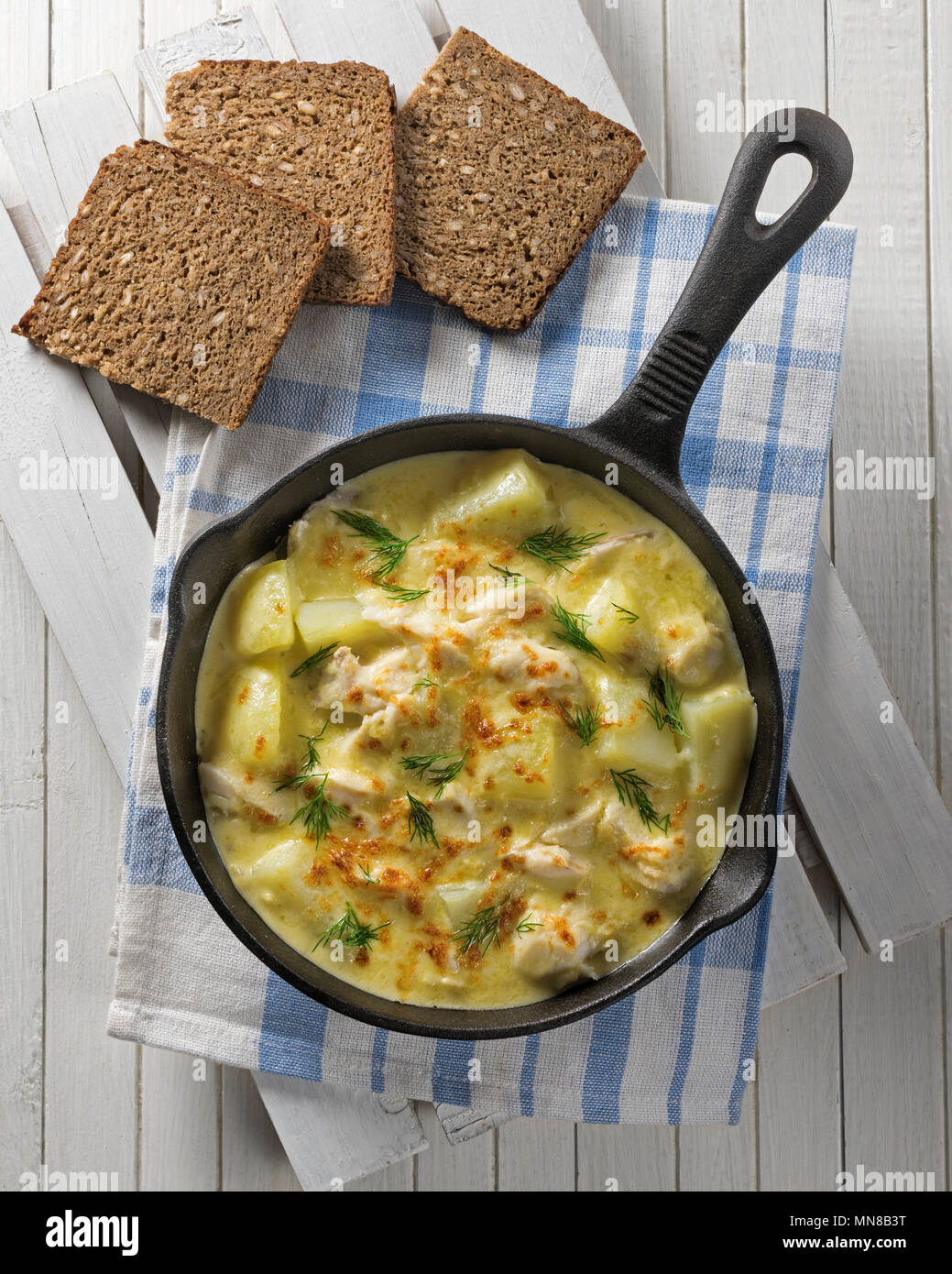 Plokkfiskur. Icelandic fish stew. Iceland Food Stock Photo - Alamy