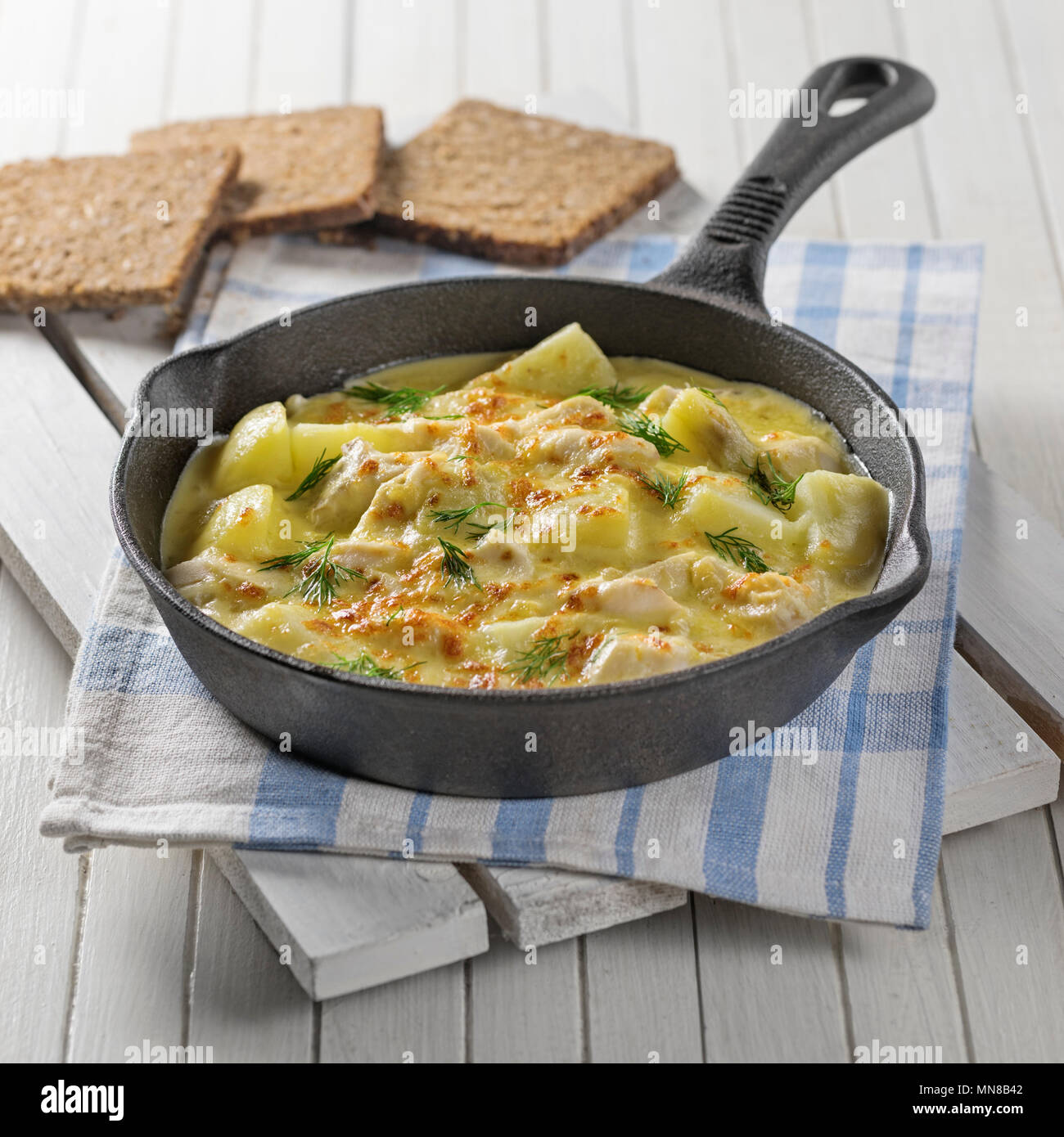 Plokkfiskur. Icelandic fish stew. Iceland Food Stock Photo - Alamy