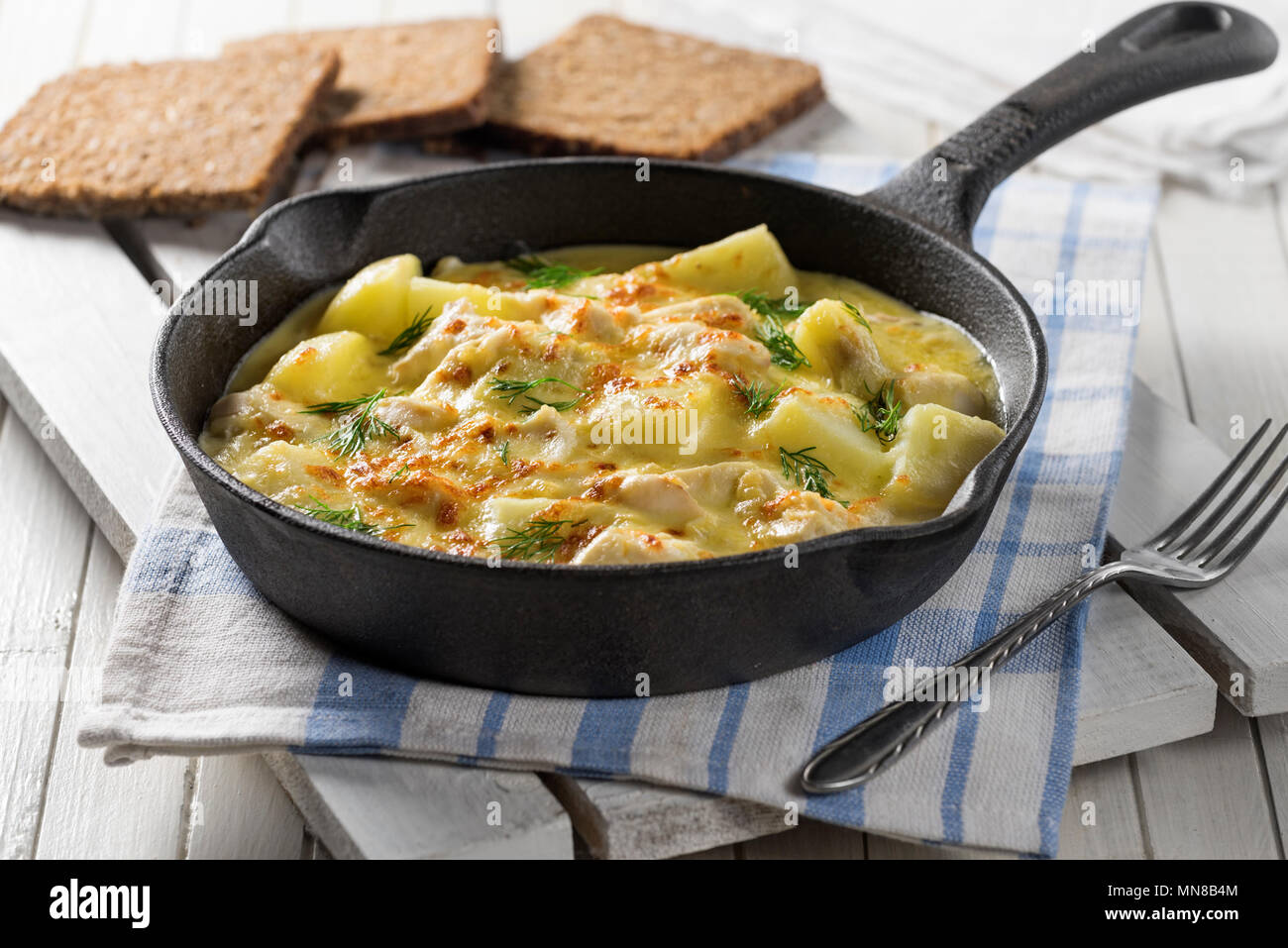 Plokkfiskur. Icelandic fish stew. Iceland Food Stock Photo - Alamy