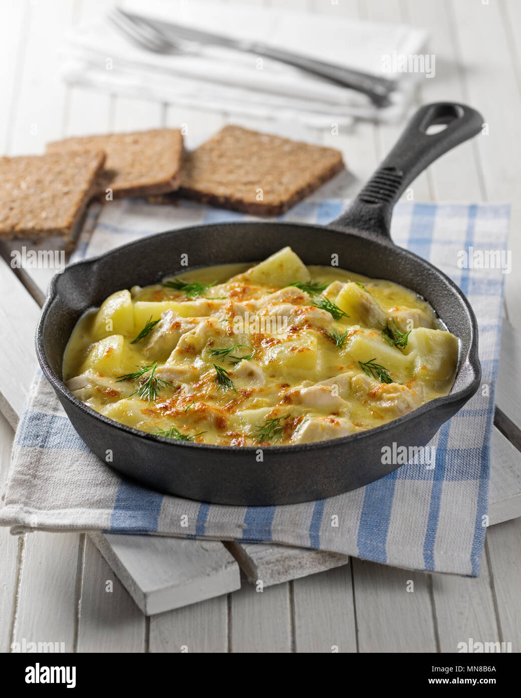 Plokkfiskur. Icelandic fish stew. Iceland Food Stock Photo - Alamy