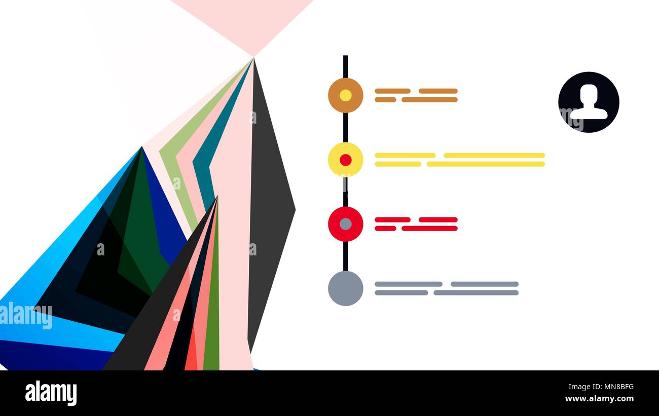 Modern triangle presentation template. Modern triangle presentation ...