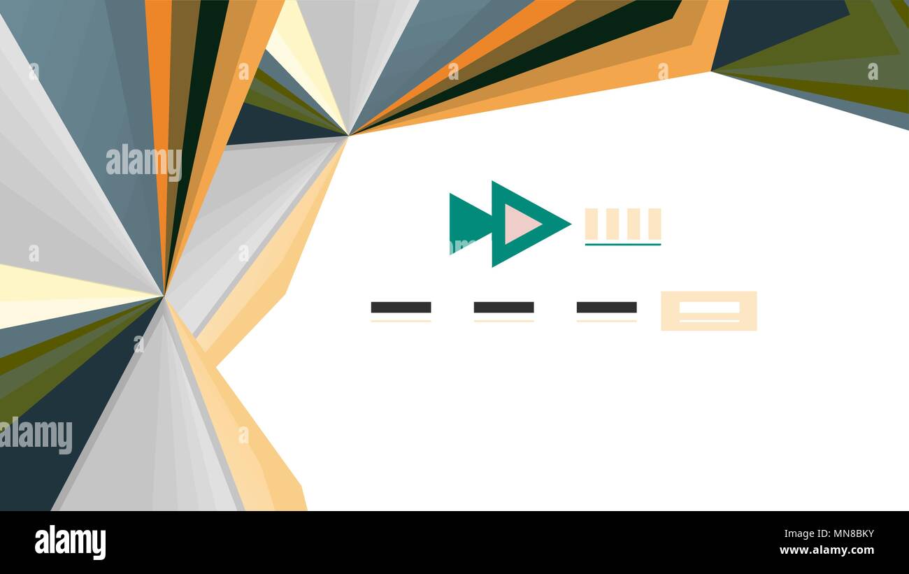 Modern triangle presentation template. Modern triangle presentation ...