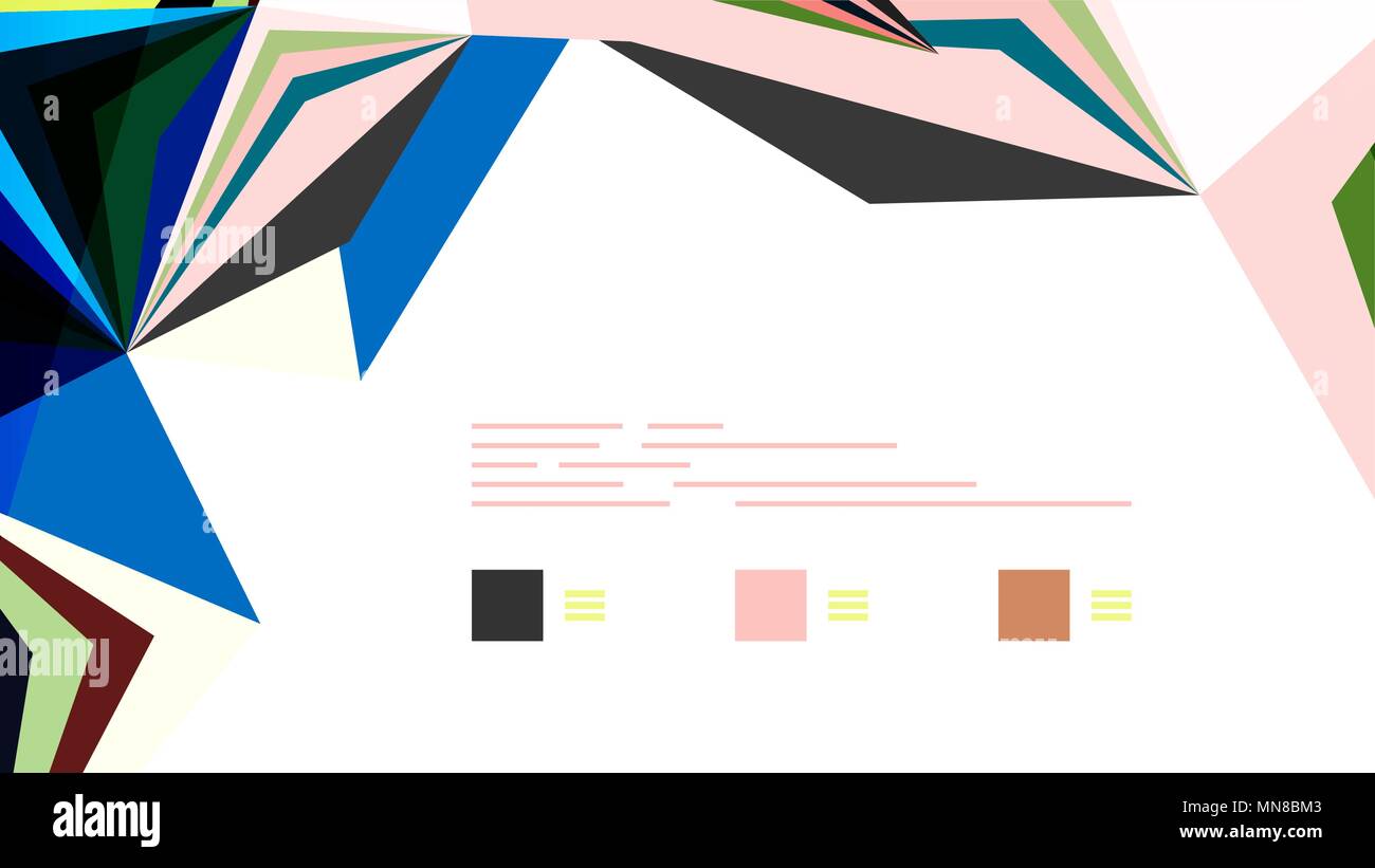 Modern triangle presentation template. Modern triangle presentation ...