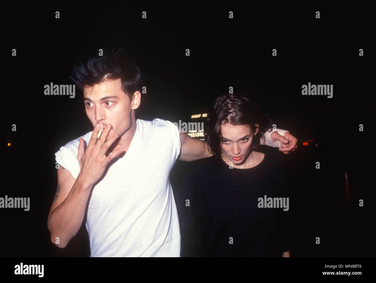 LOS ANGELES, CA - AUGUST 18: (L-R) Actor Johnny Depp and actress Winona ...