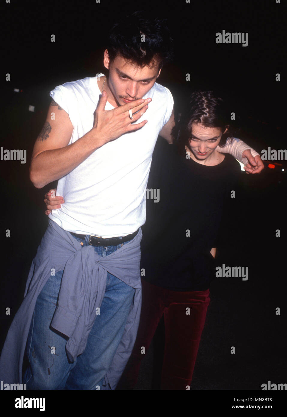 LOS ANGELES, CA - AUGUST 18: (L-R) Actor Johnny Depp and actress Winona ...