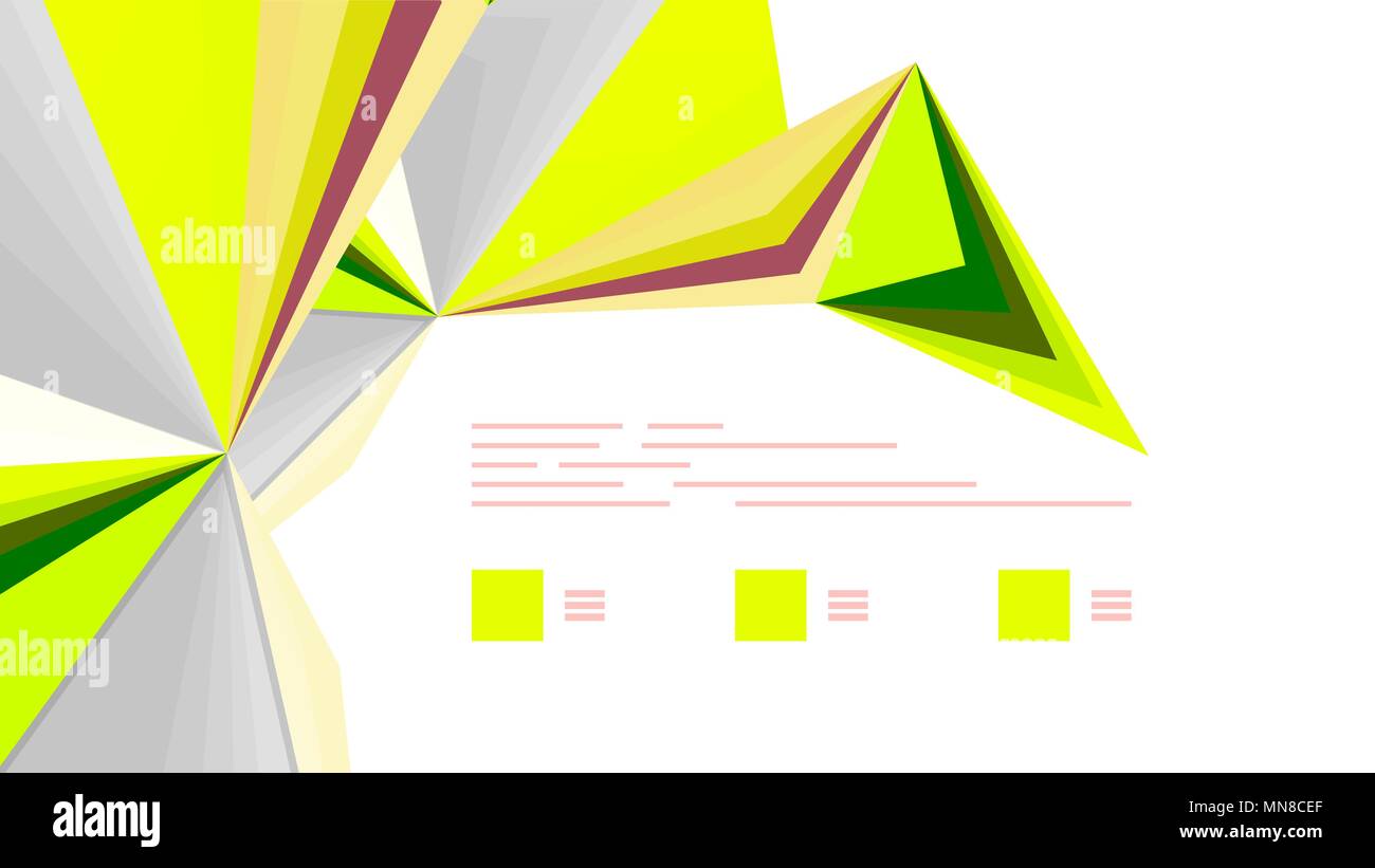Modern triangle presentation template. Modern triangle presentation ...