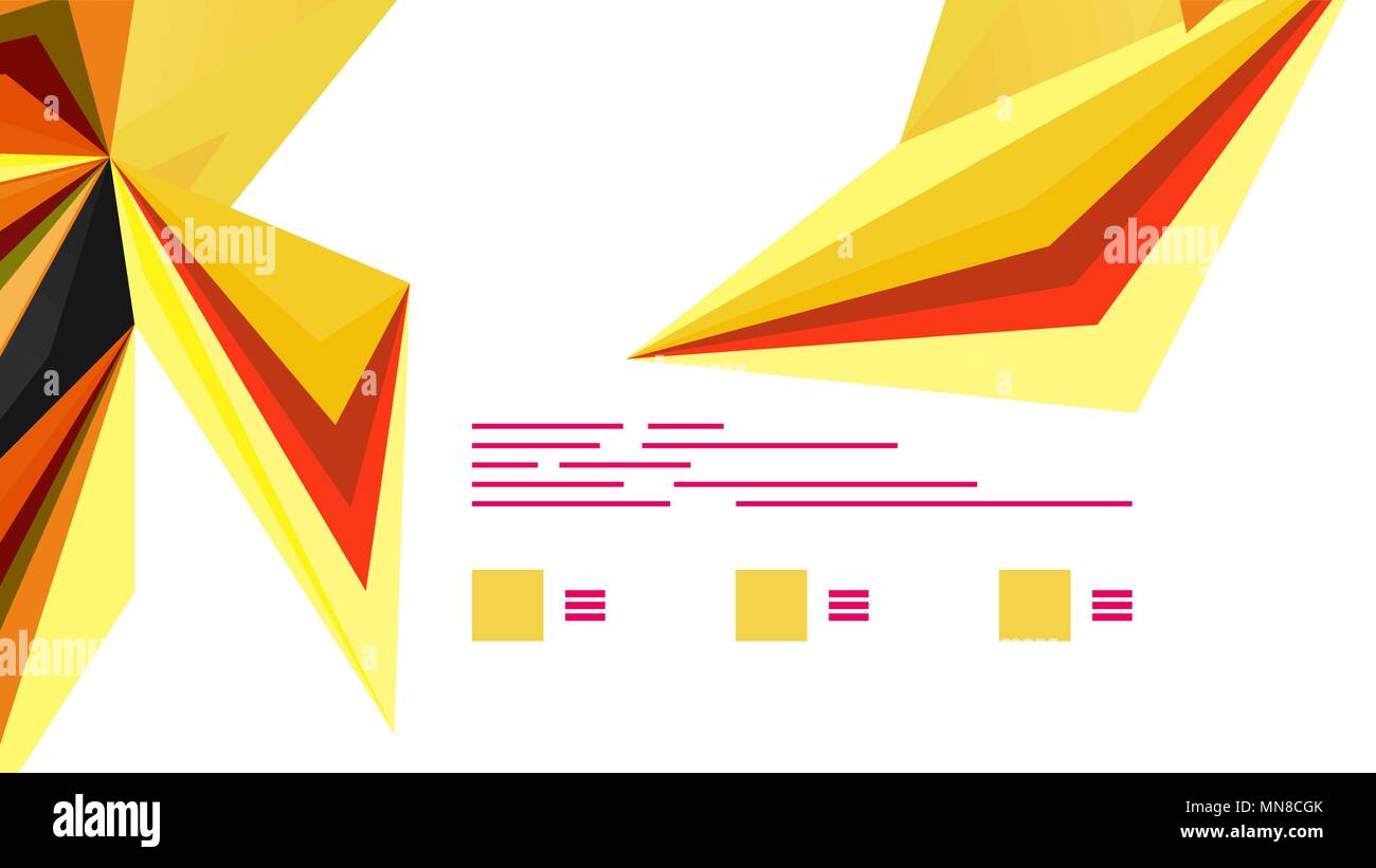 Modern triangle presentation template. Modern triangle presentation ...