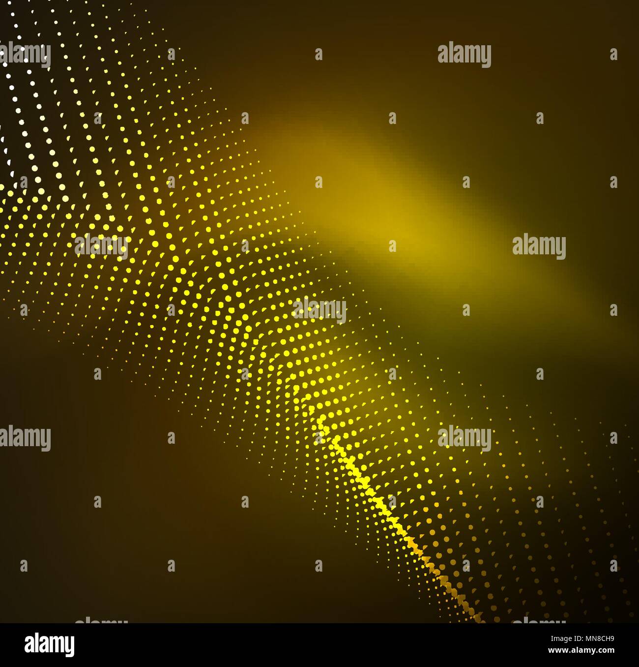 3d Illuminated Wave Of Glowing Particles 3d Illuminated Wave Of Glowing Particles Hud Design