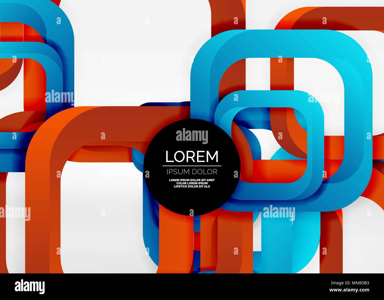 Squares geometric shapes in light grey 3d space. Squares geometric ...