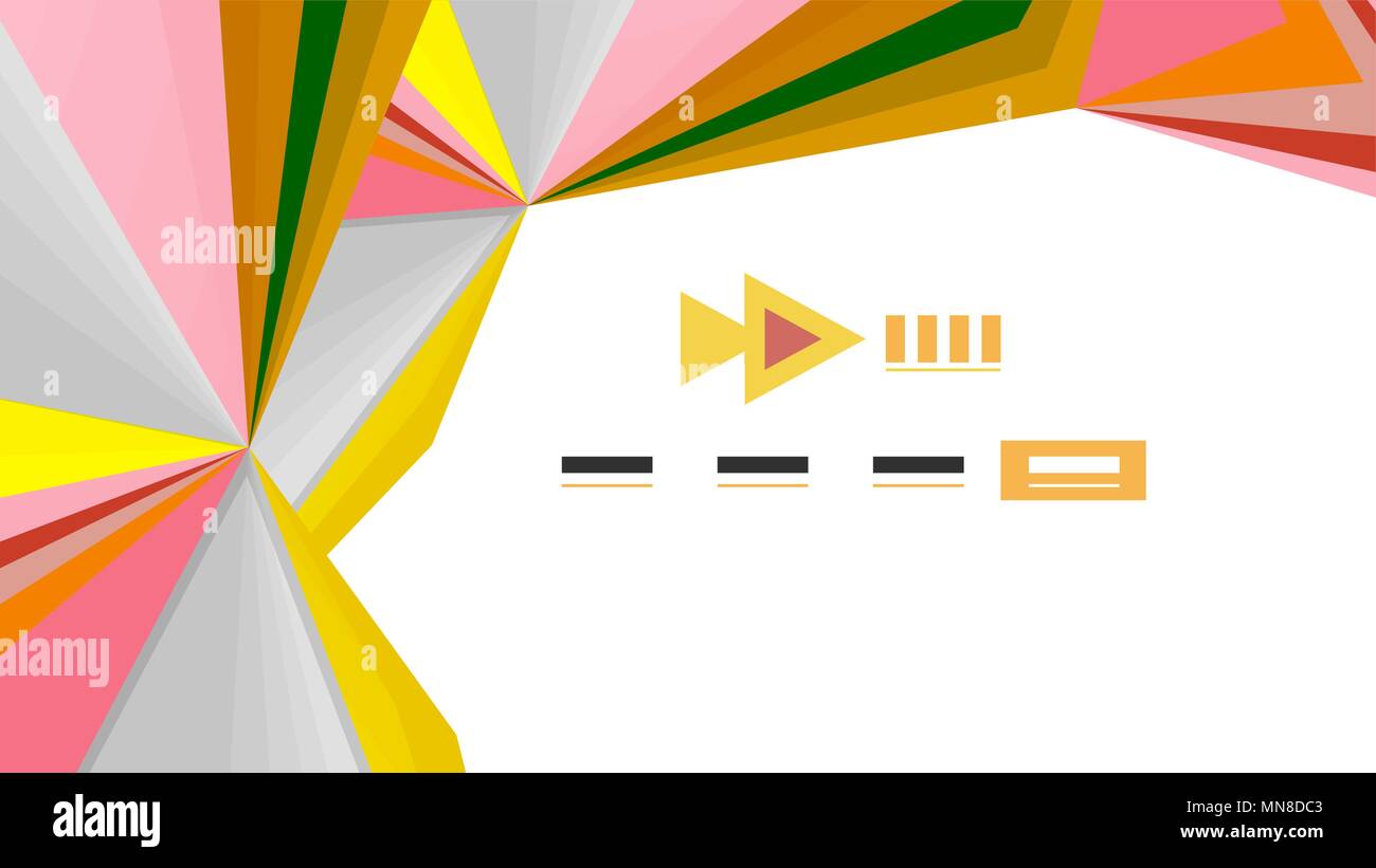 Modern triangle presentation template. Modern triangle presentation ...