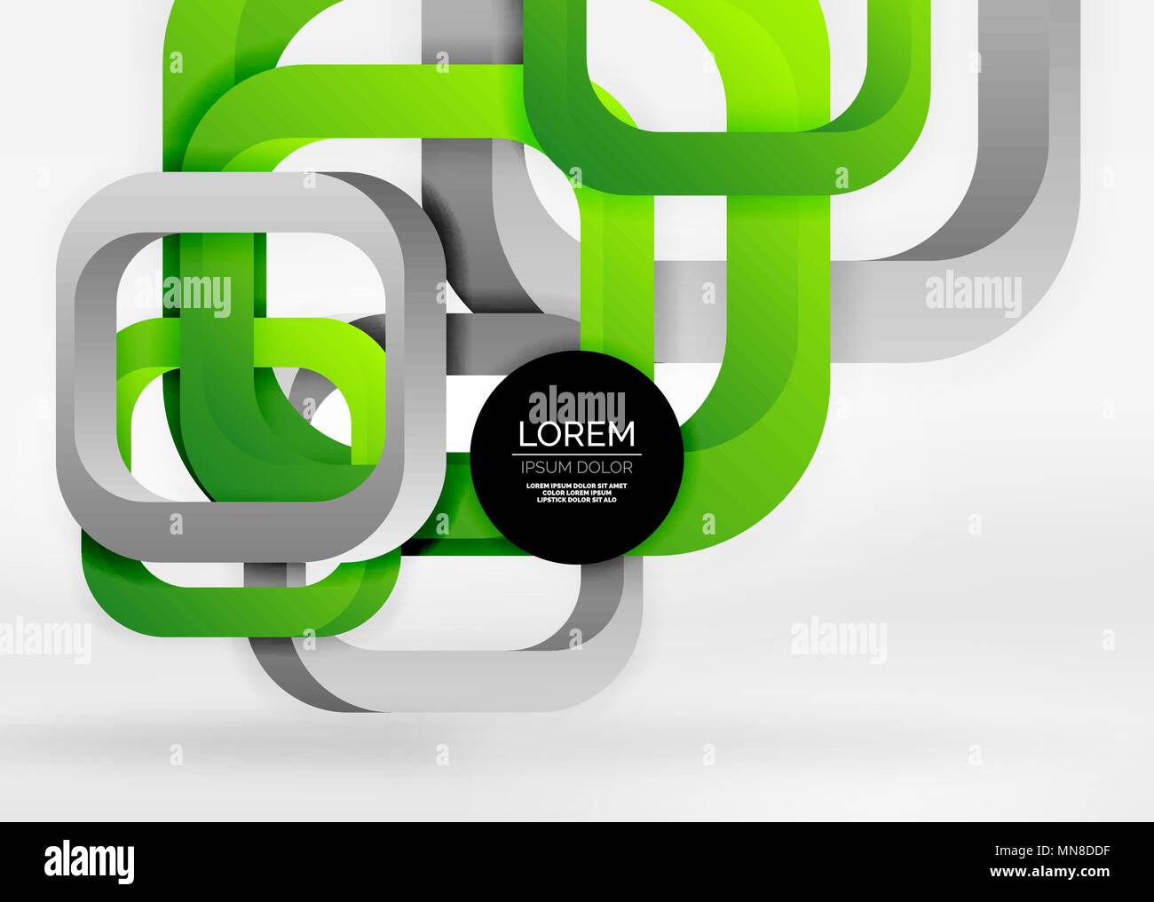 Squares geometric shapes in light grey 3d space. Squares geometric ...