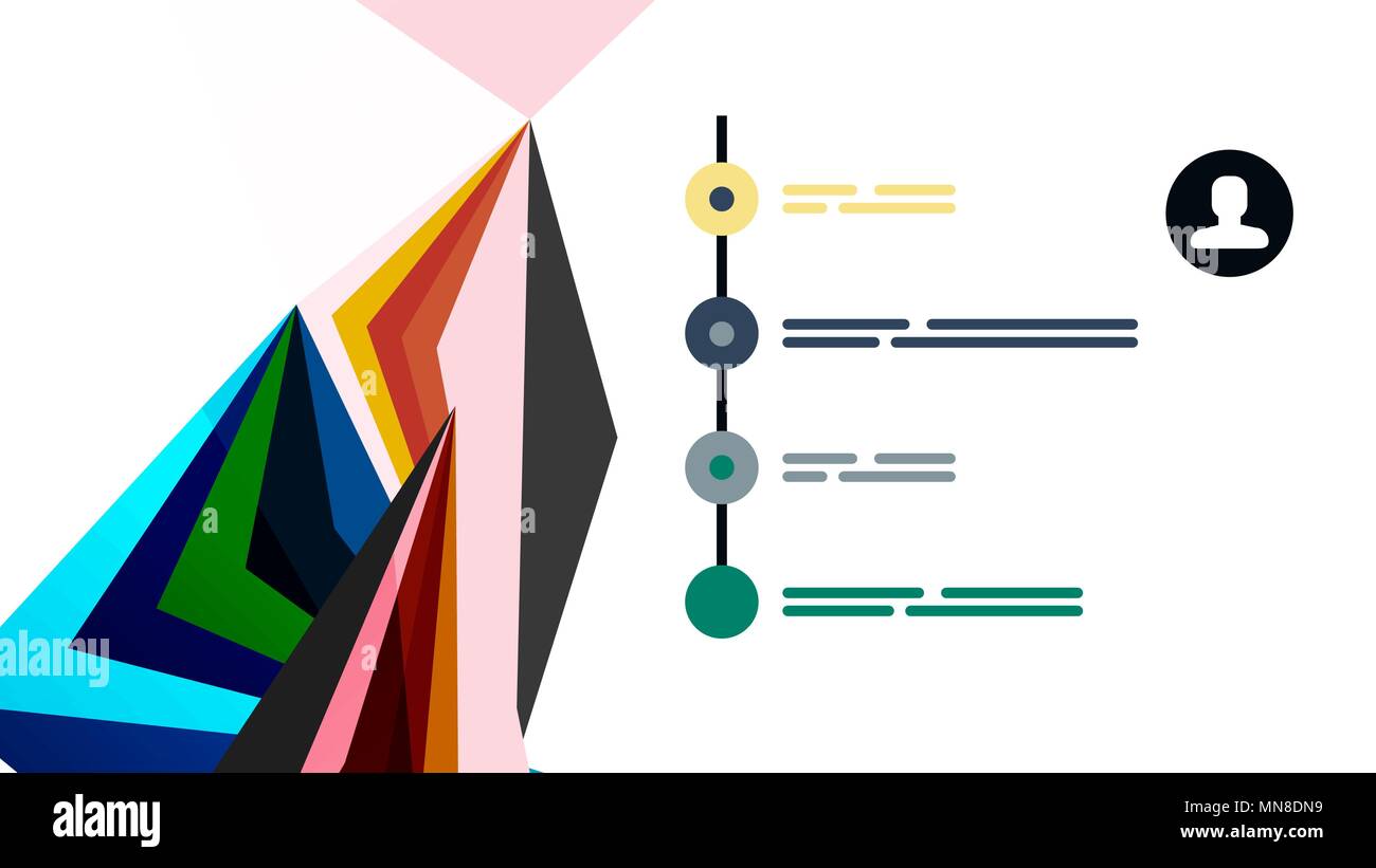 Modern triangle presentation template. Modern triangle presentation ...