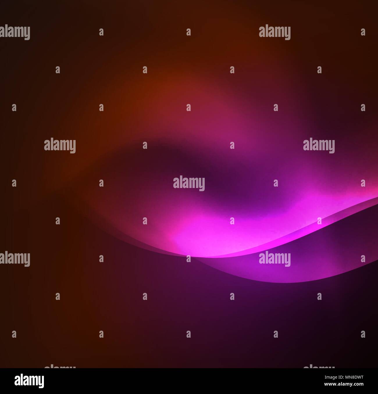 Illuminated neon waves. Vector abstract illuminated neon waves Stock ...