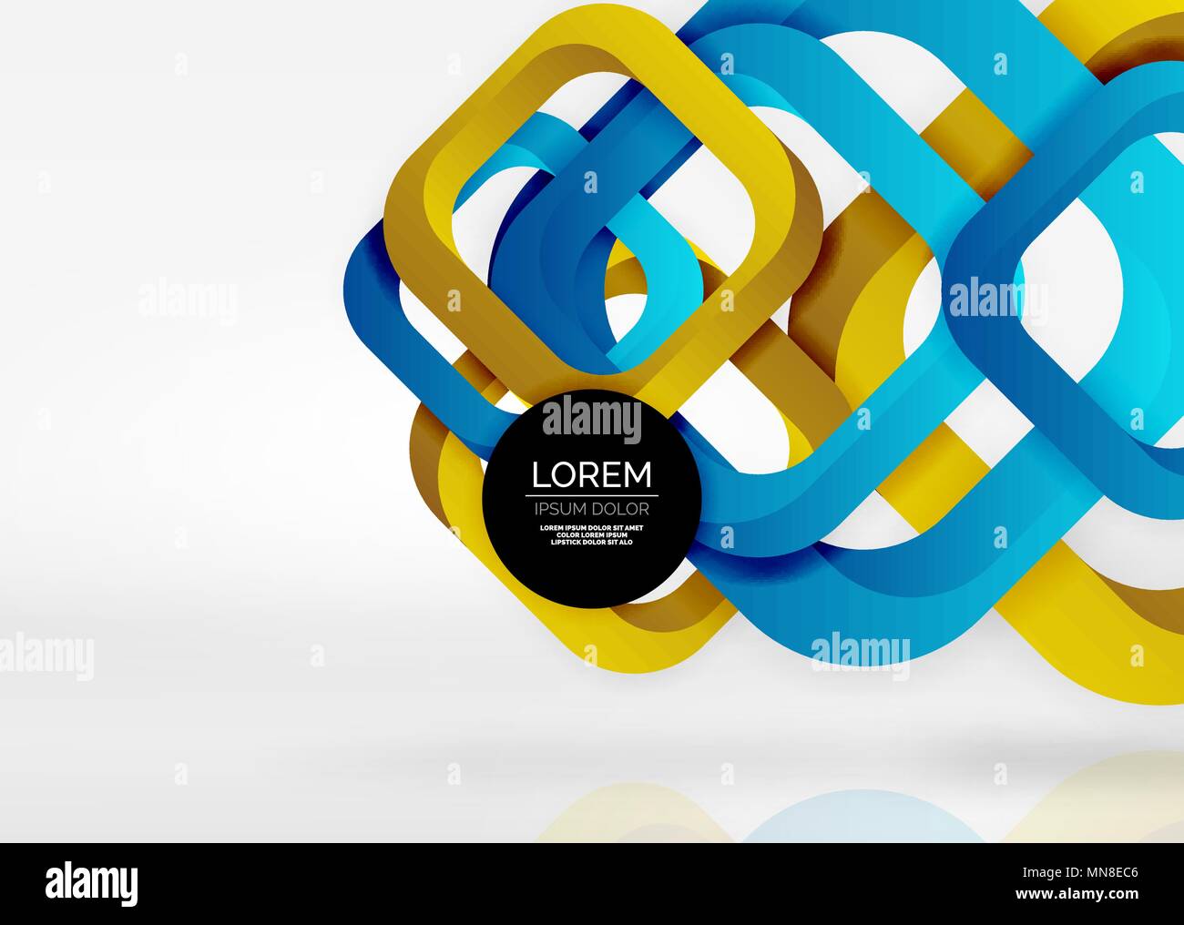 Squares geometric shapes in light grey 3d space. Squares geometric ...