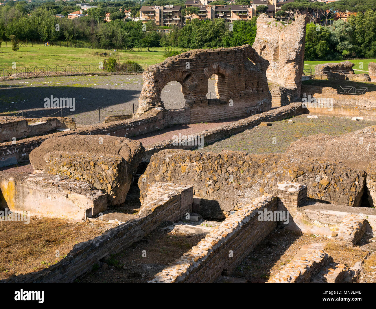 pieces of ruins of ancient Roman villas, Italy Stock Photo - Alamy
