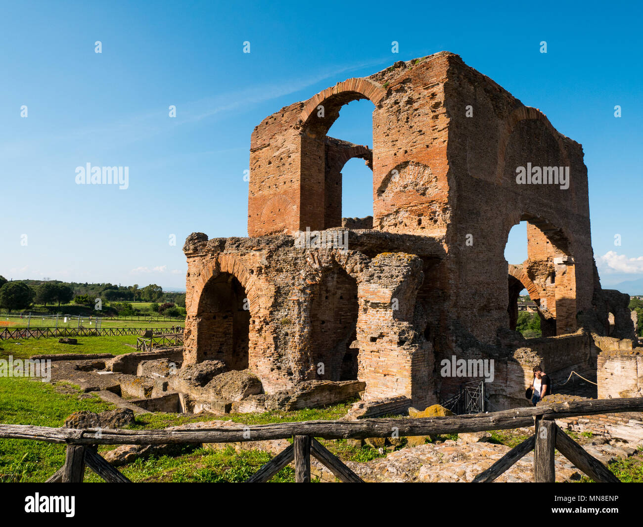 pieces of ruins of ancient Roman villas, Italy Stock Photo - Alamy