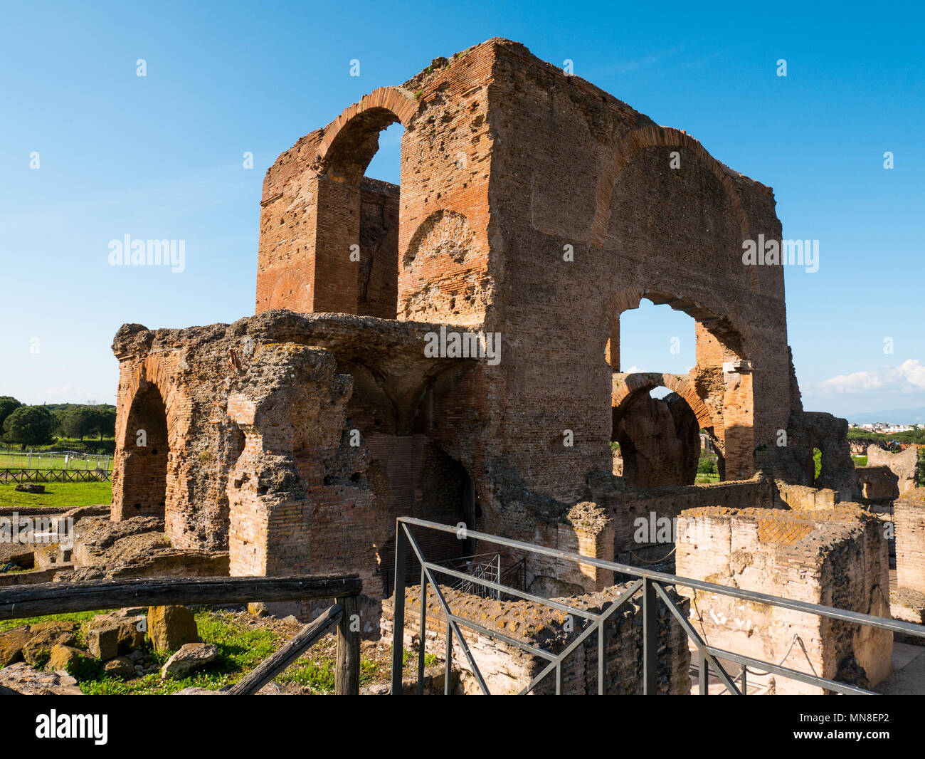 pieces of ruins of ancient Roman villas, Italy Stock Photo - Alamy