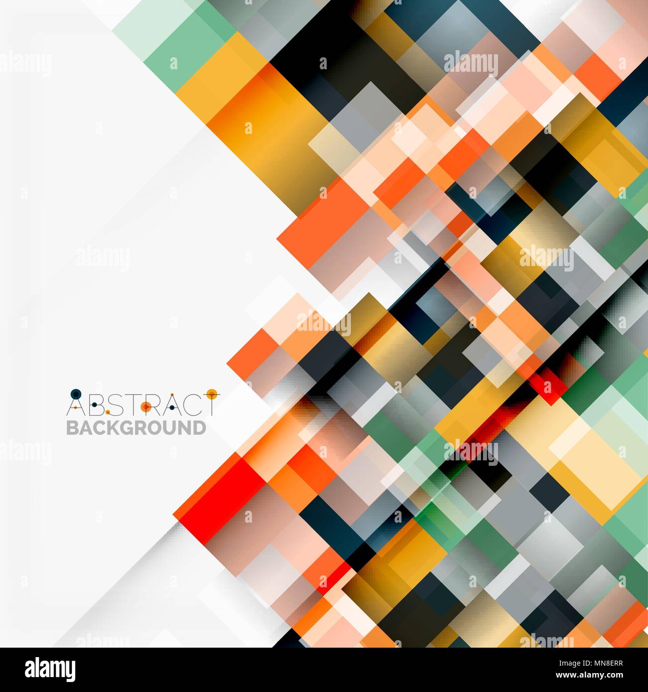 Abstract blocks template design background, simple geometric shapes on ...
