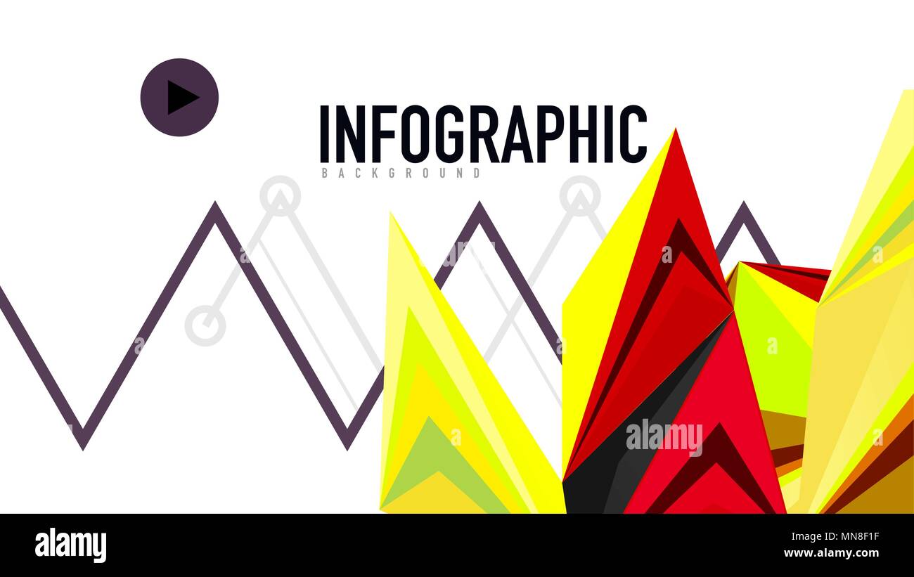 Modern triangle presentation template. Modern triangle presentation ...