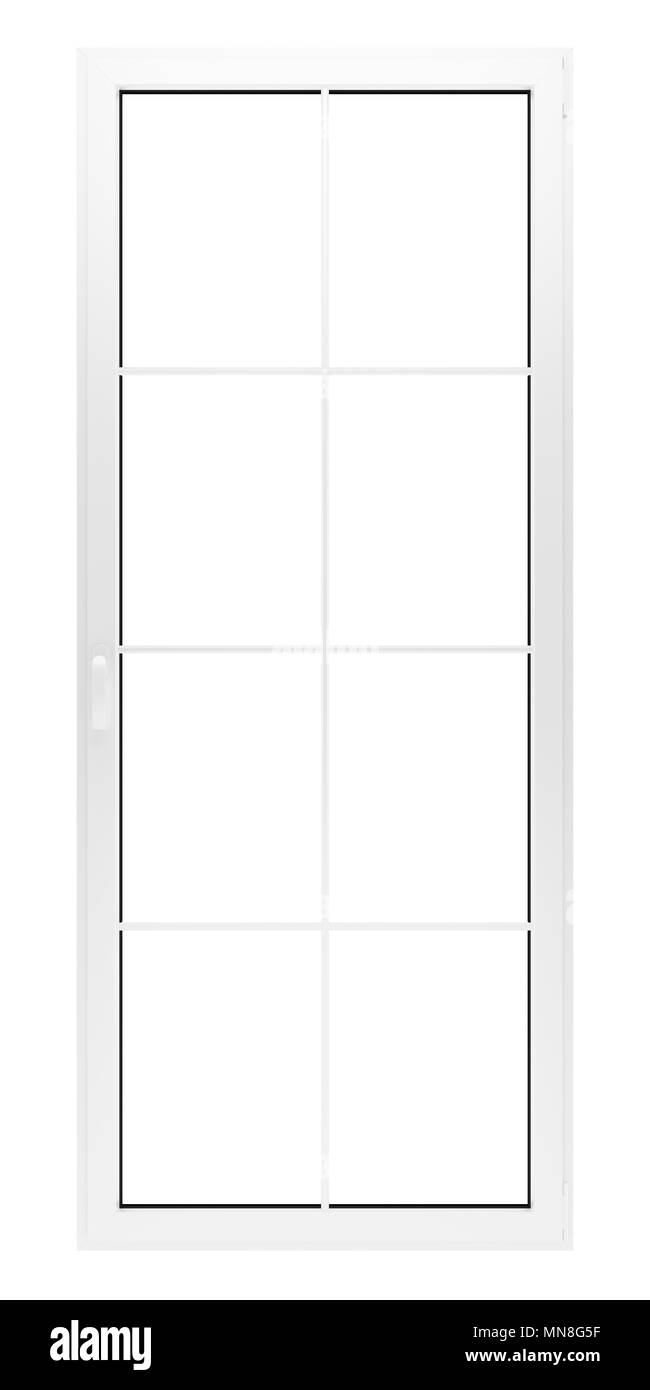 window isolated on white background. 3d illustration Stock Photo - Alamy