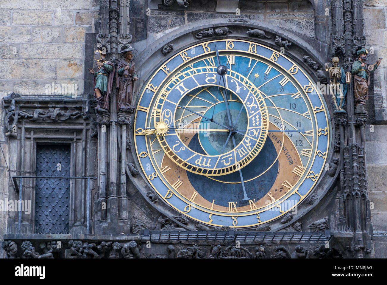 Astronomical clock of Prague Orloj Stock Photo - Alamy