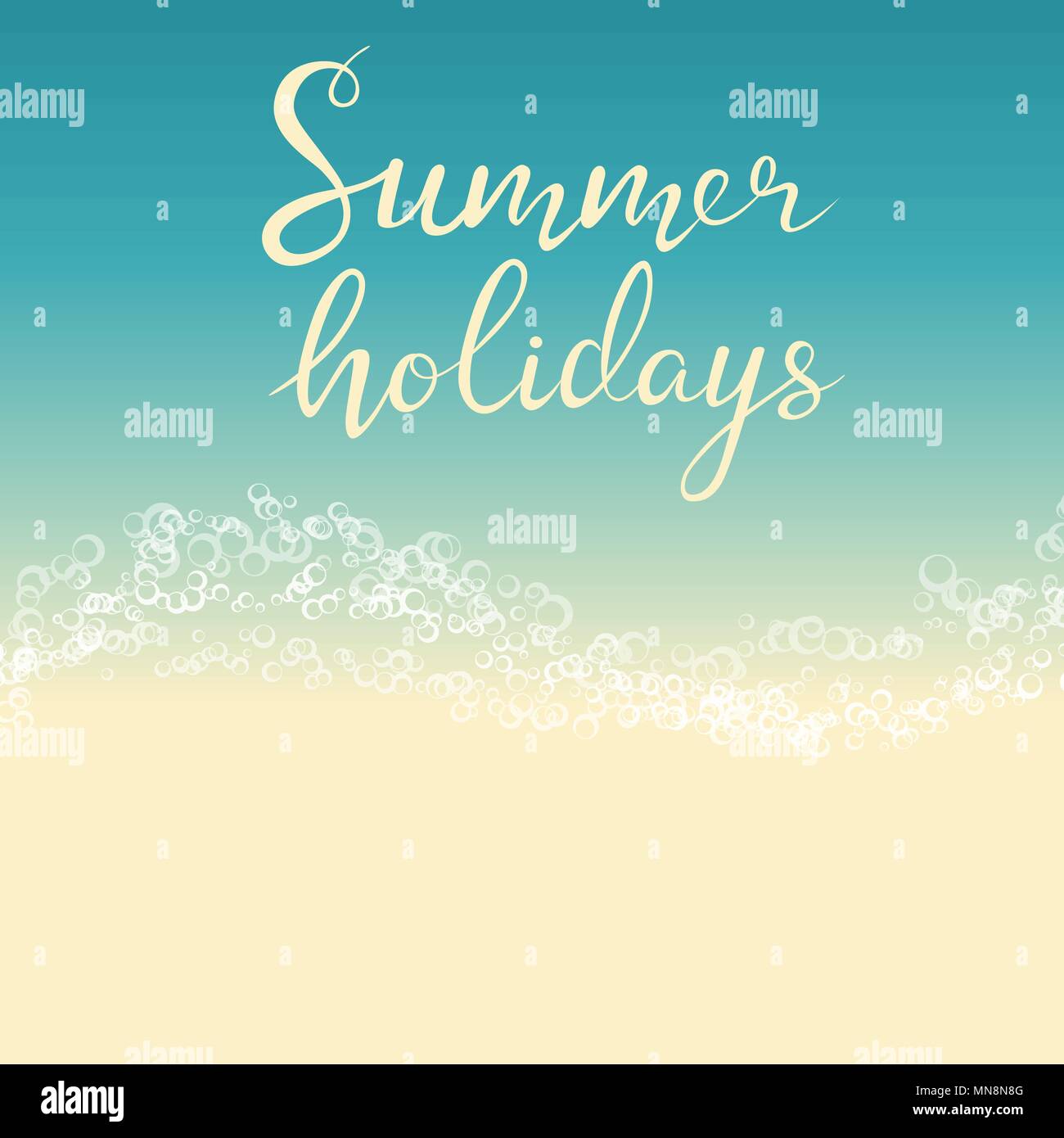 Beach illustration top hi-res stock photography and images - Alamy