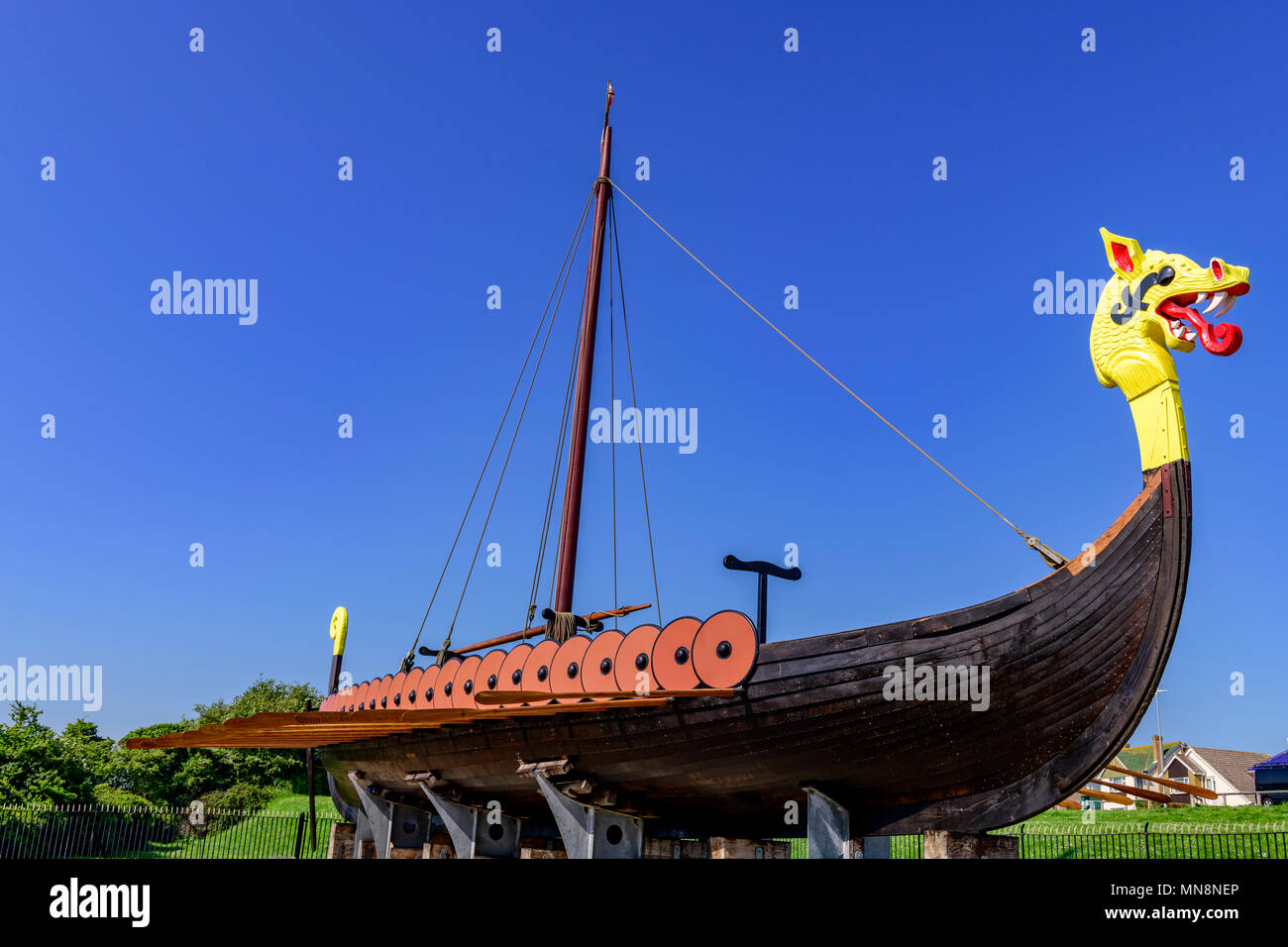 Hugin viking ship cliffsend hi-res stock photography and images - Alamy