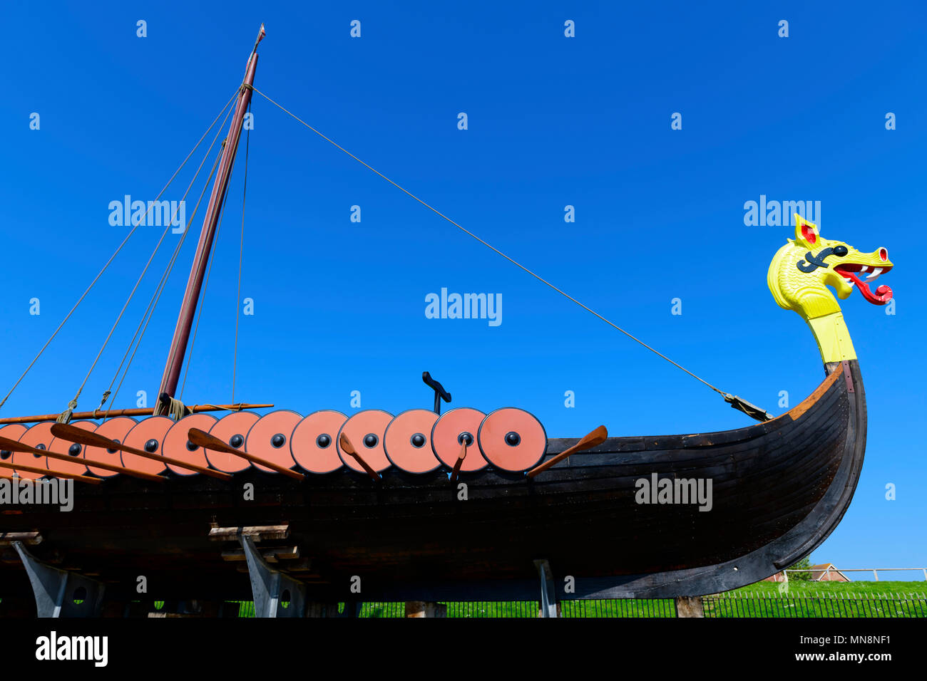 Viking Boat Figurehead Stock Photos & Viking Boat Figurehead Stock ...