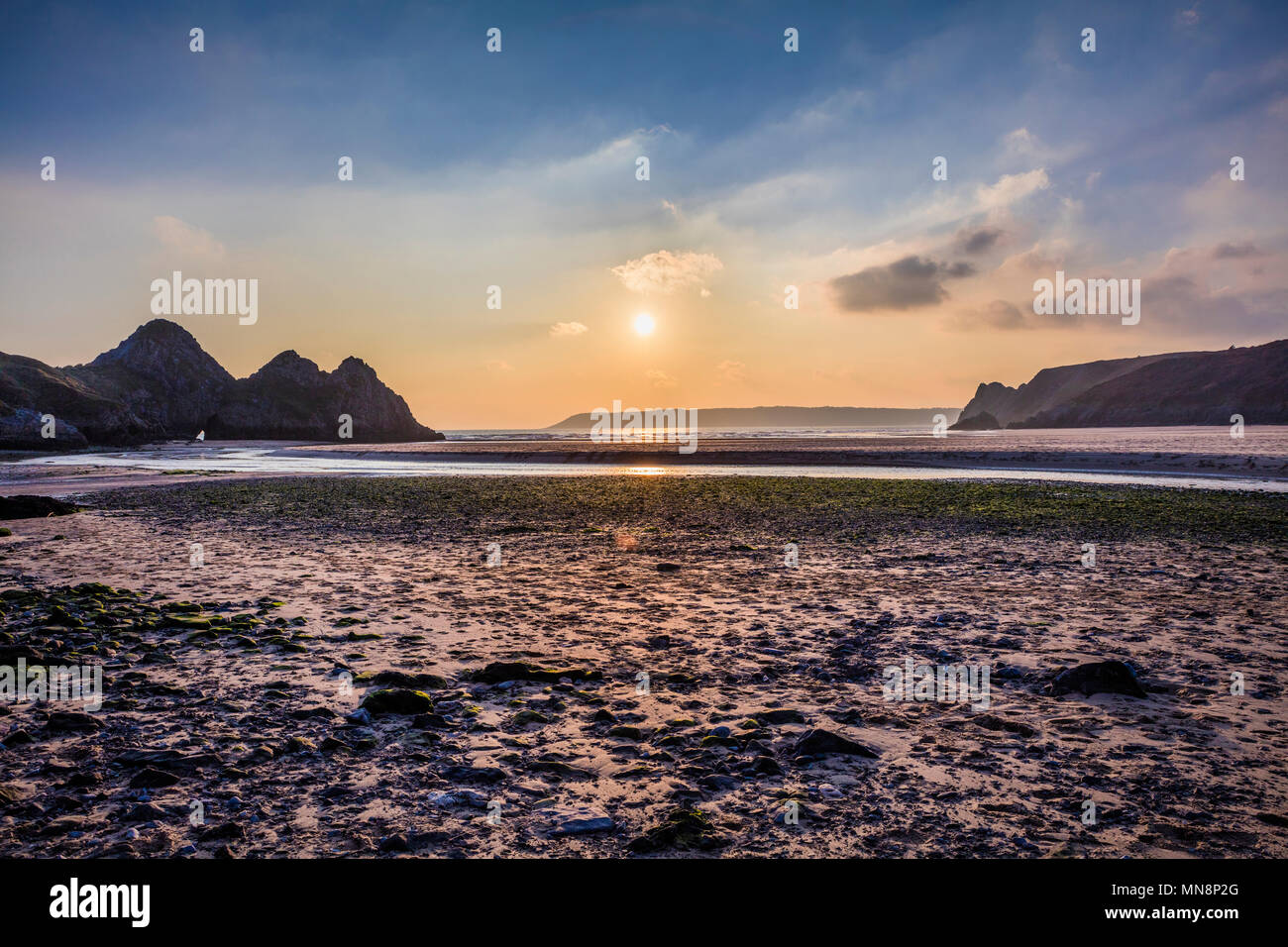 Gower Peninsula coastal landscapes Stock Photo - Alamy