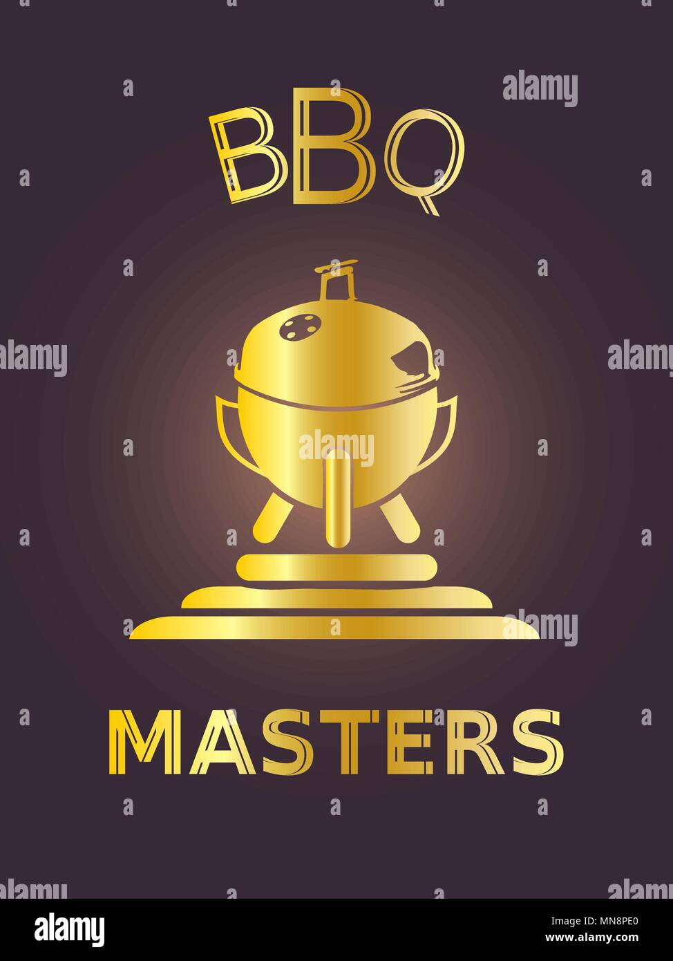 The masters trophy Stock Vector Images - Alamy