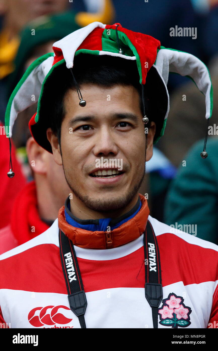 Fans during the IRB RWC 2015 Quarter Final match between Wales v RSA ...