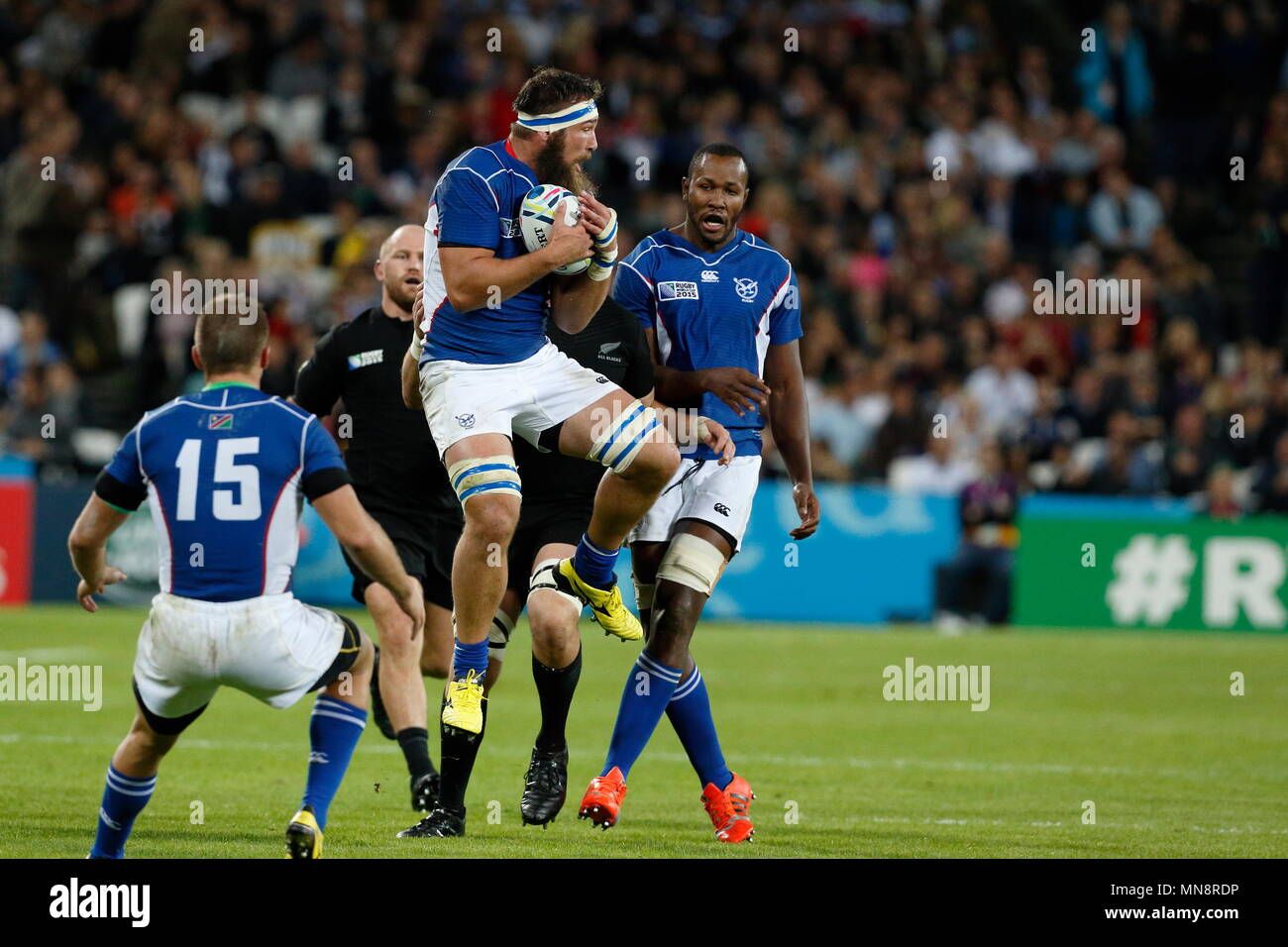 Pieter jan van lill rugby 2015 hi-res stock photography and images - Alamy