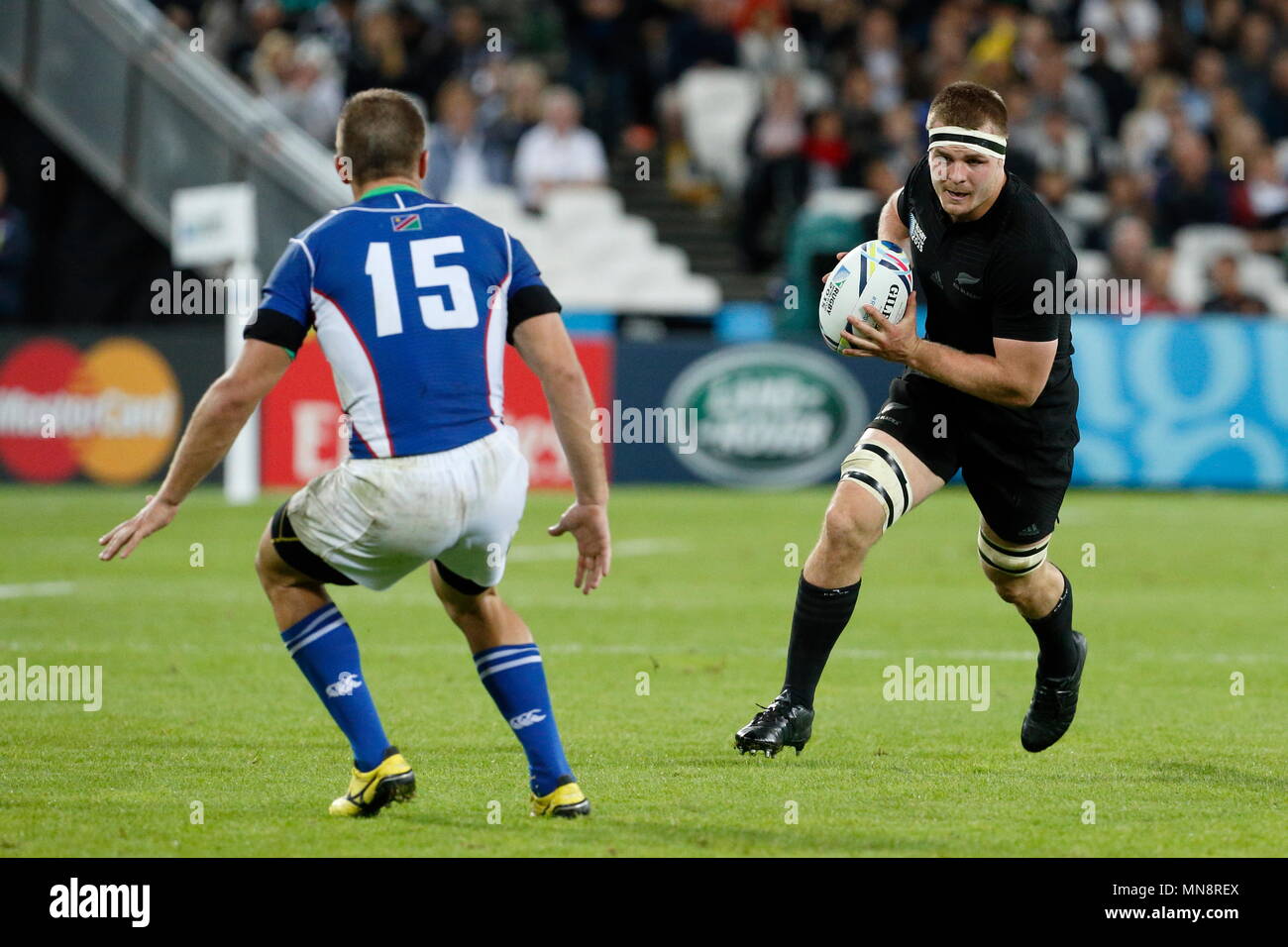 Sam Cane (Captain) of the NZW All Blacks during the IRB RWC 2015 match ...
