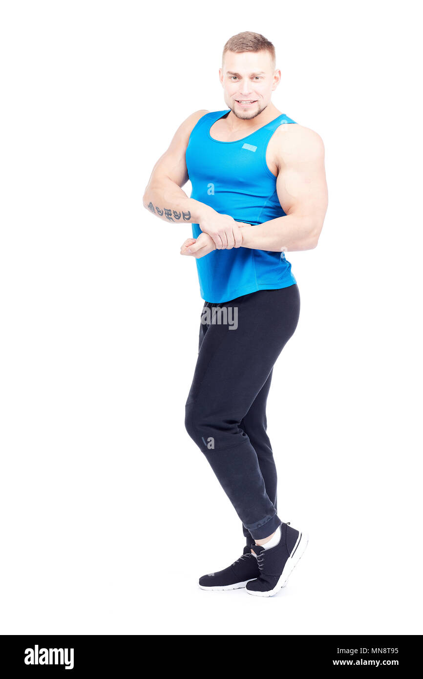 Man sports clothes posing hi-res stock photography and images - Alamy