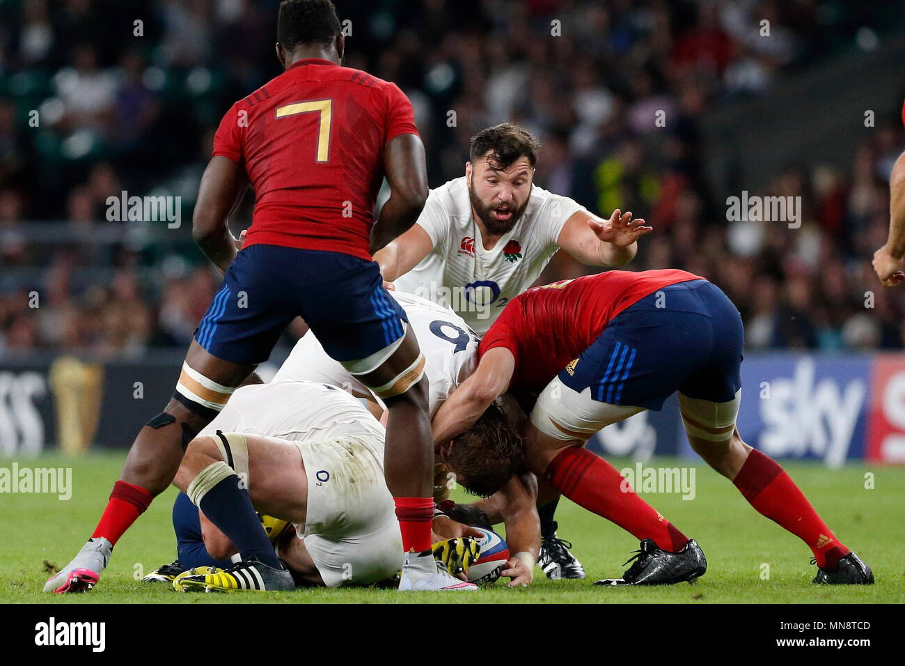 England's Alex Corbisiero (prop) during the QBE International match ...
