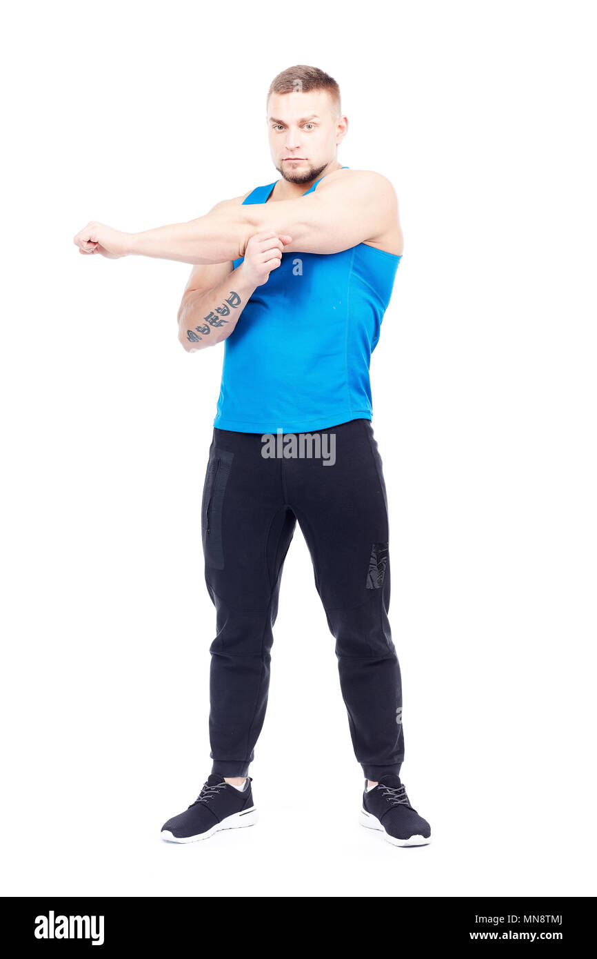 Muscled arms hi-res stock photography and images - Alamy