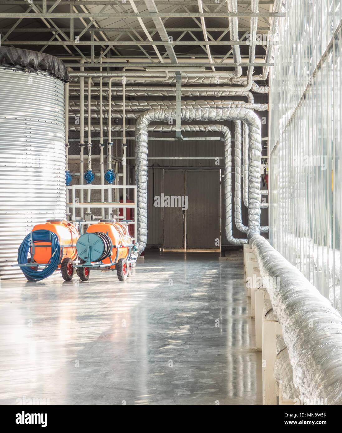 Water barrel metal pipe hi-res stock photography and images - Alamy