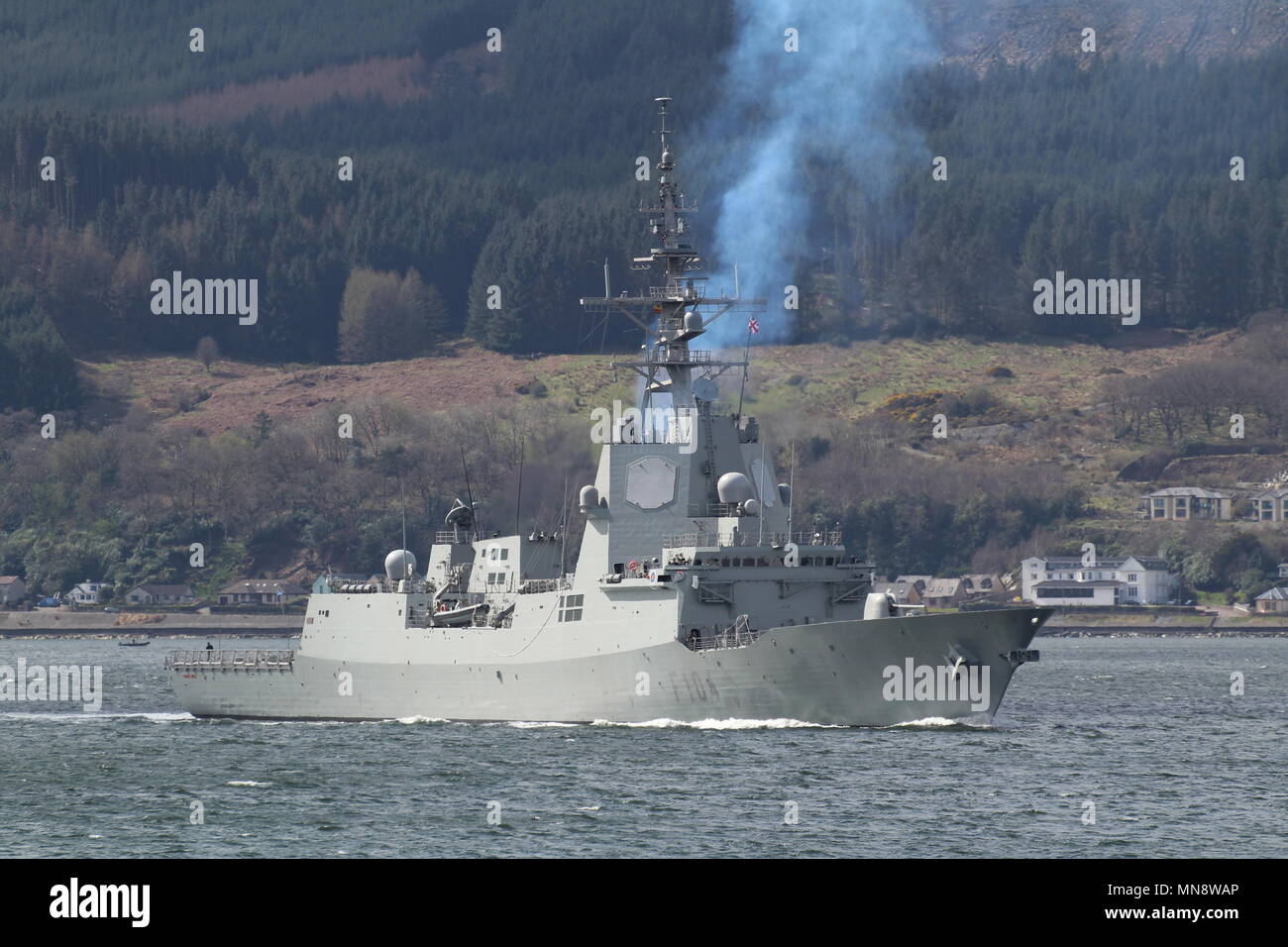 Spanish navy air defense frigate hi-res stock photography and images ...