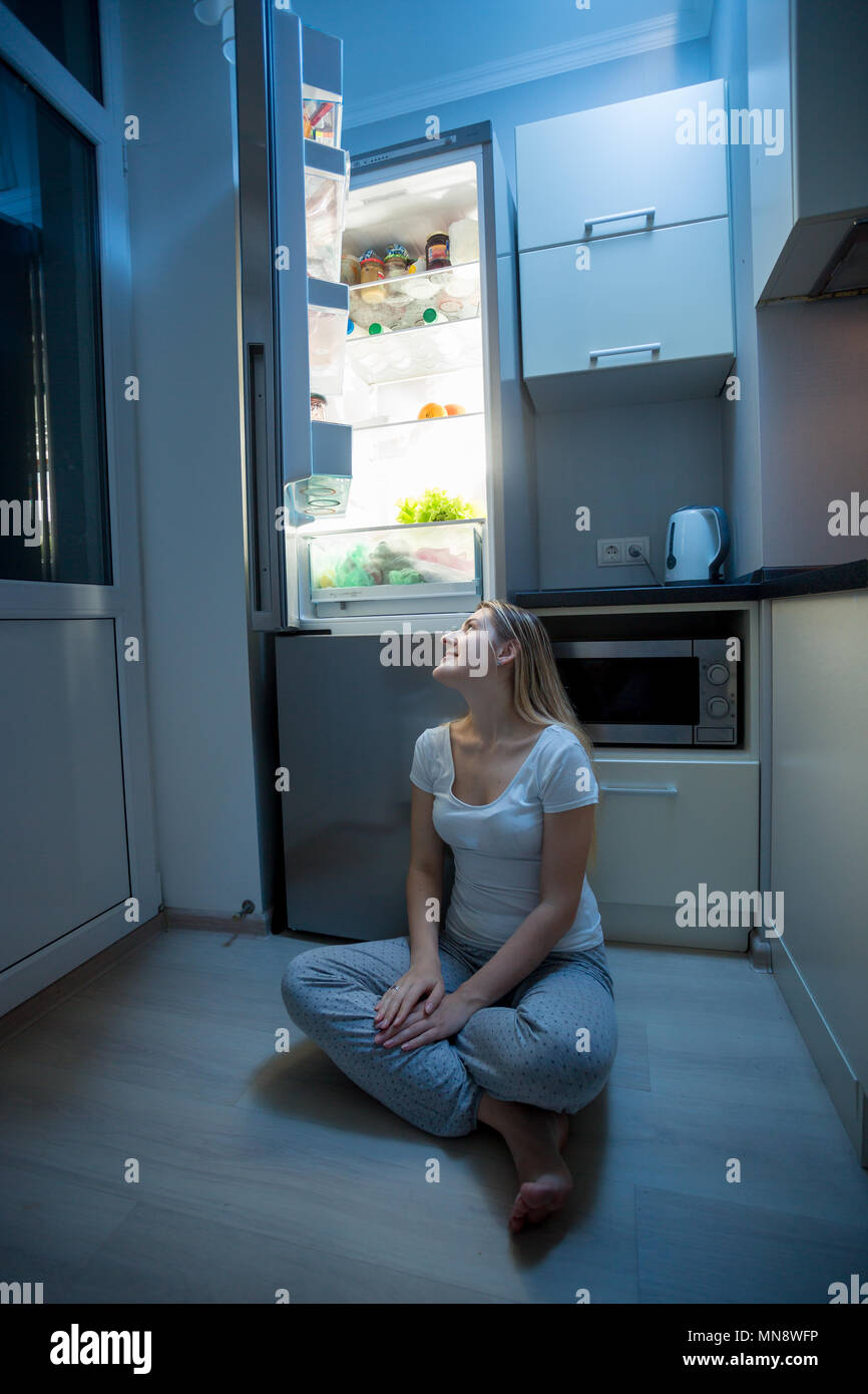 Fridge night hi-res stock photography and images - Alamy