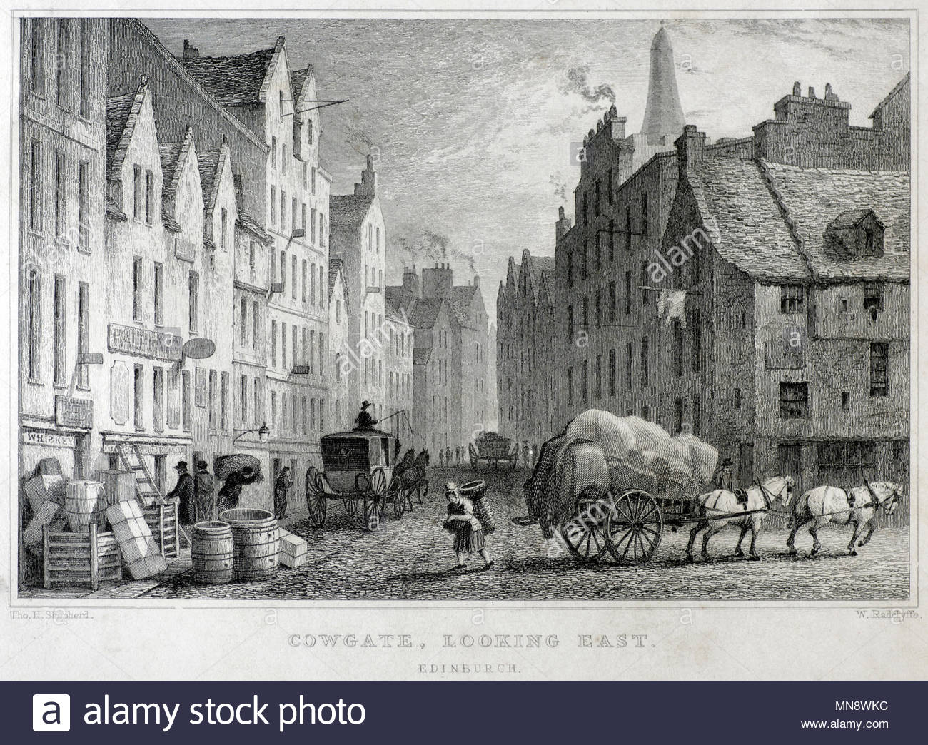 Edinburgh scotland 1800s hi-res stock photography and images - Alamy