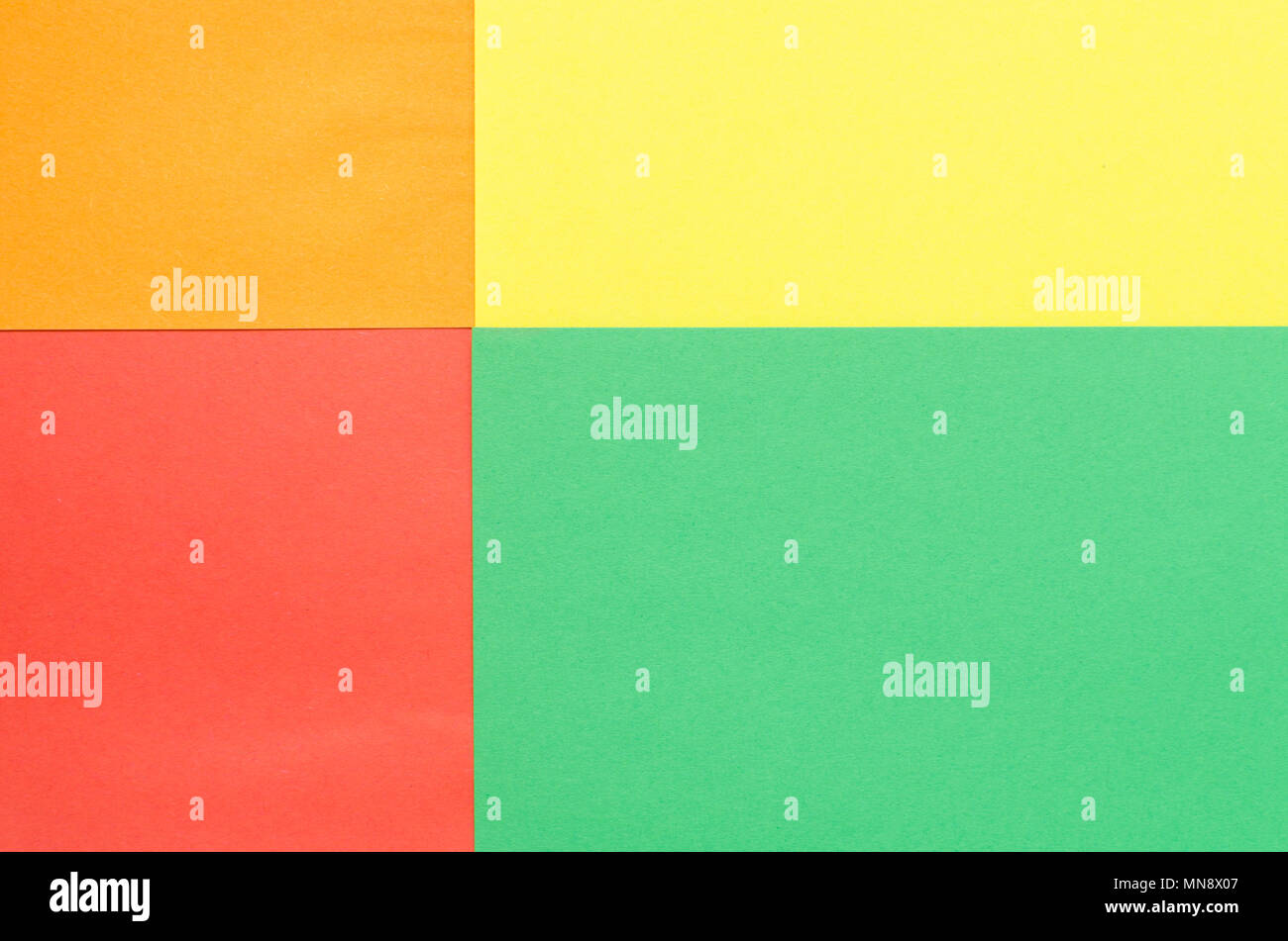 colorful construction paper arranged in rectangles Stock Photo - Alamy