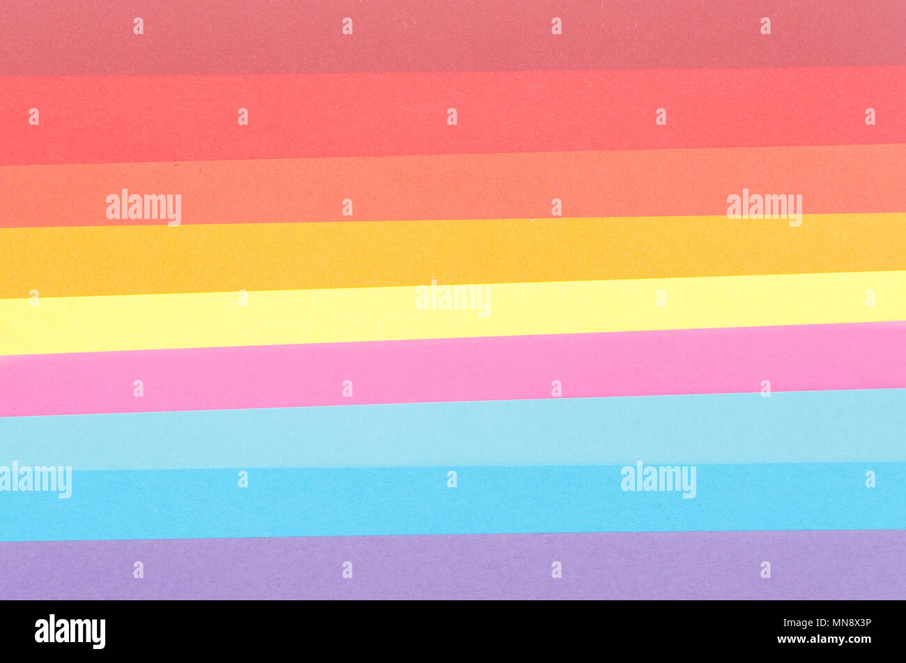 colorful construction paper arranged horizontally Stock Photo - Alamy