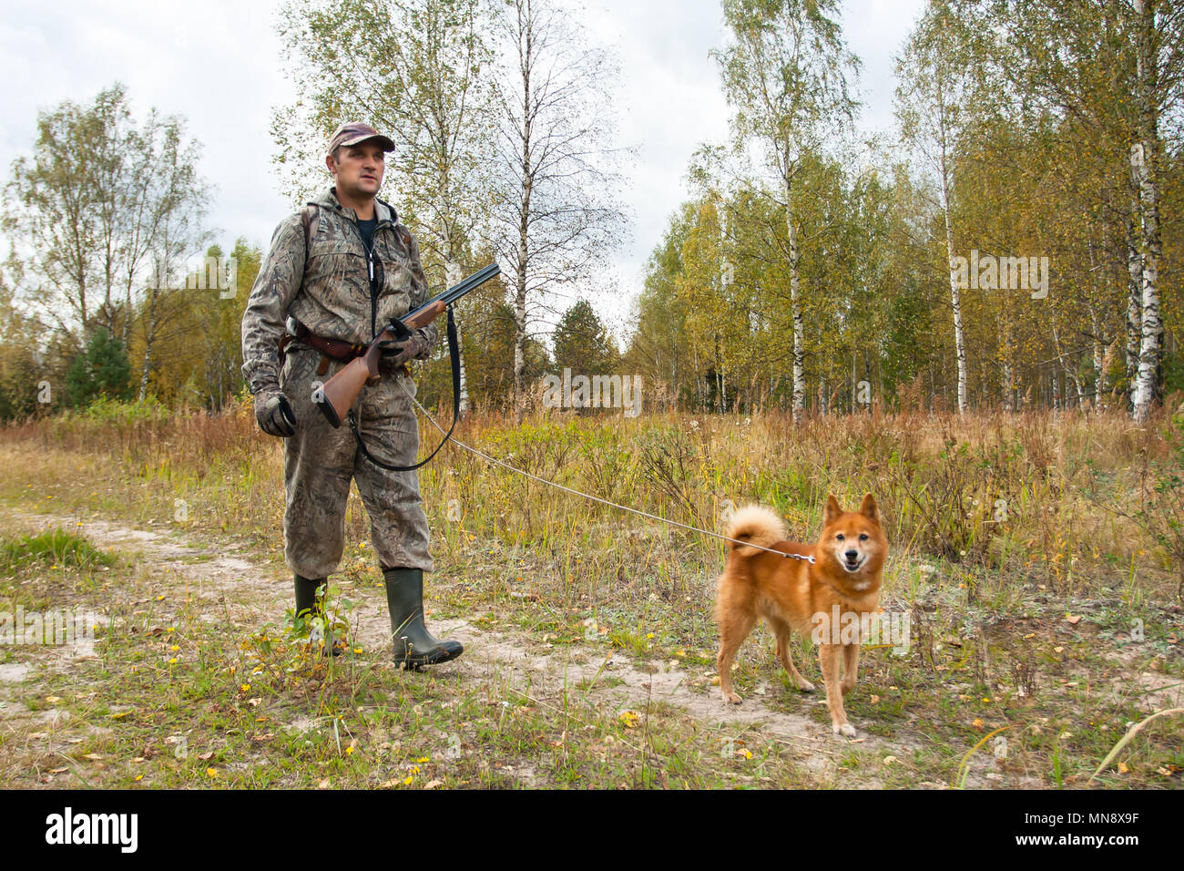 Hunter on road hi-res stock photography and images - Alamy