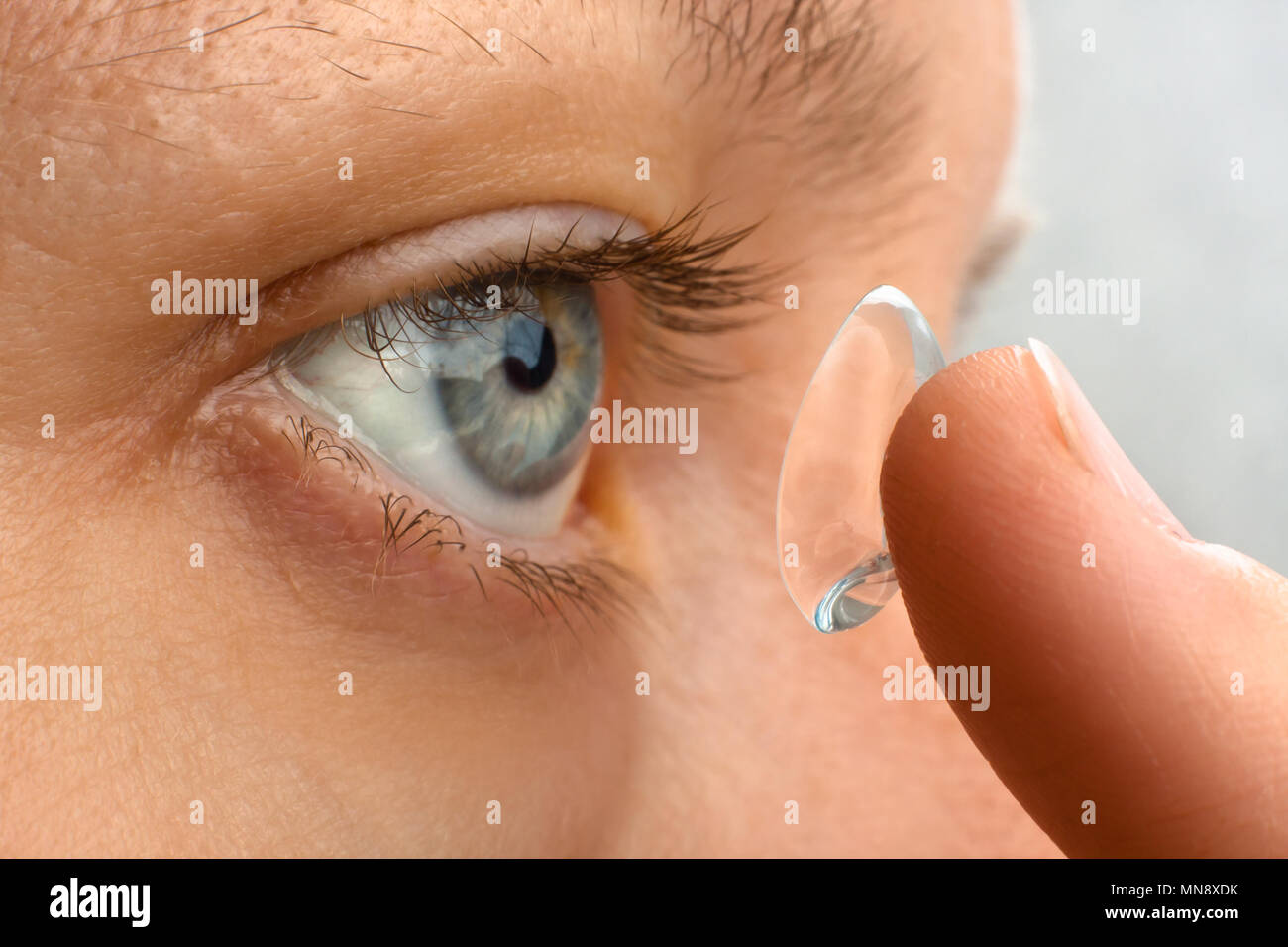 Beautiful human eye contact lens hi-res stock photography and images ...